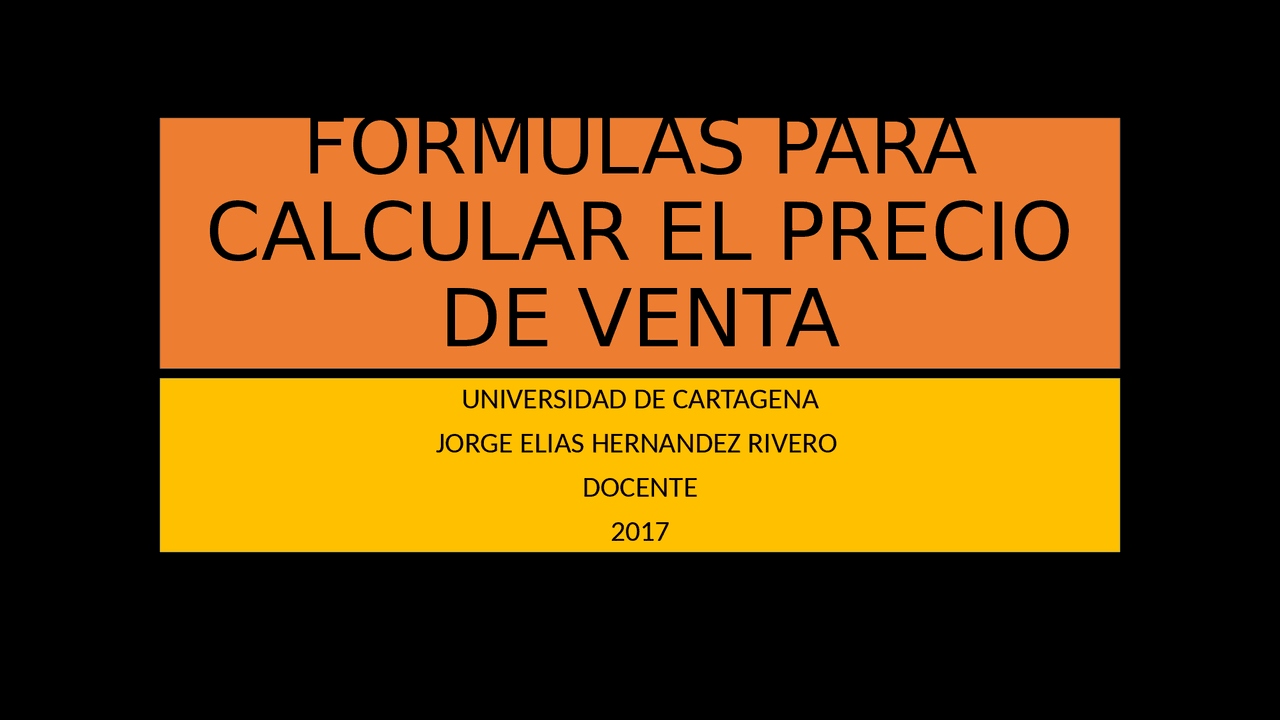 Formulas para calcular precio de venta | Diapositivas de Contabilidad ...