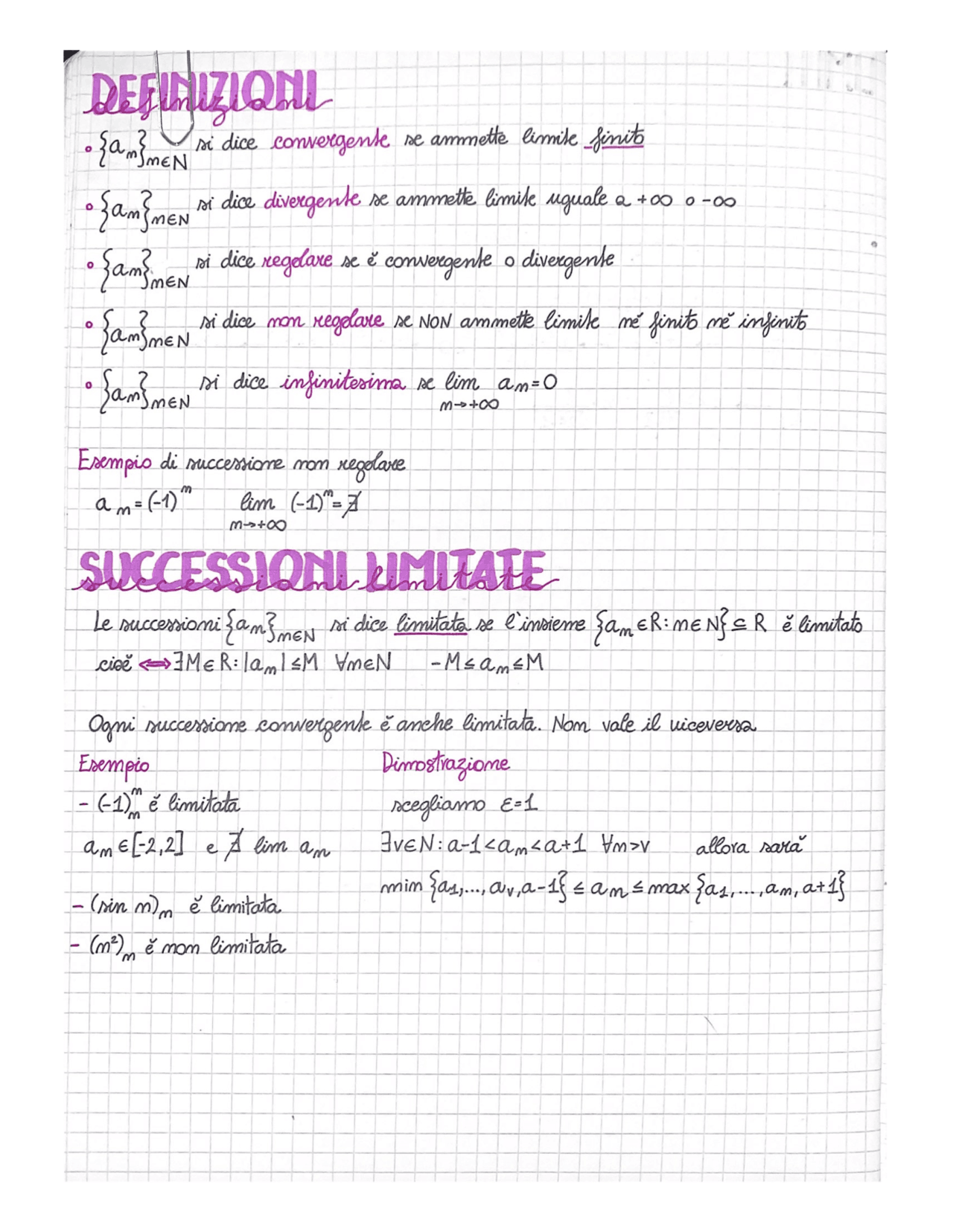 Analisi Matematica 1 Pt2 Docsity