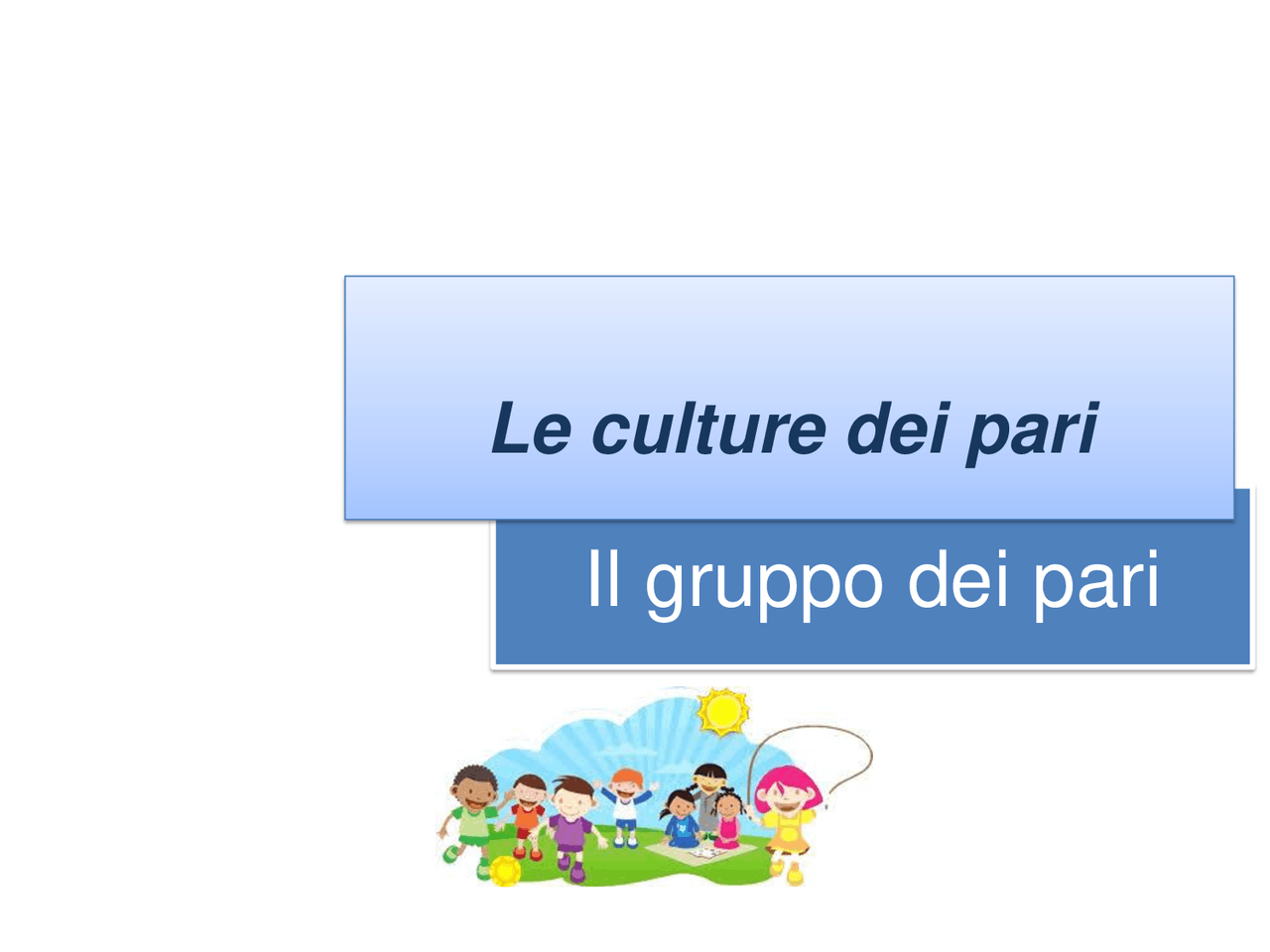 Slide La Socializzazione Primaria E Le Sue Caratteristiche Docsity