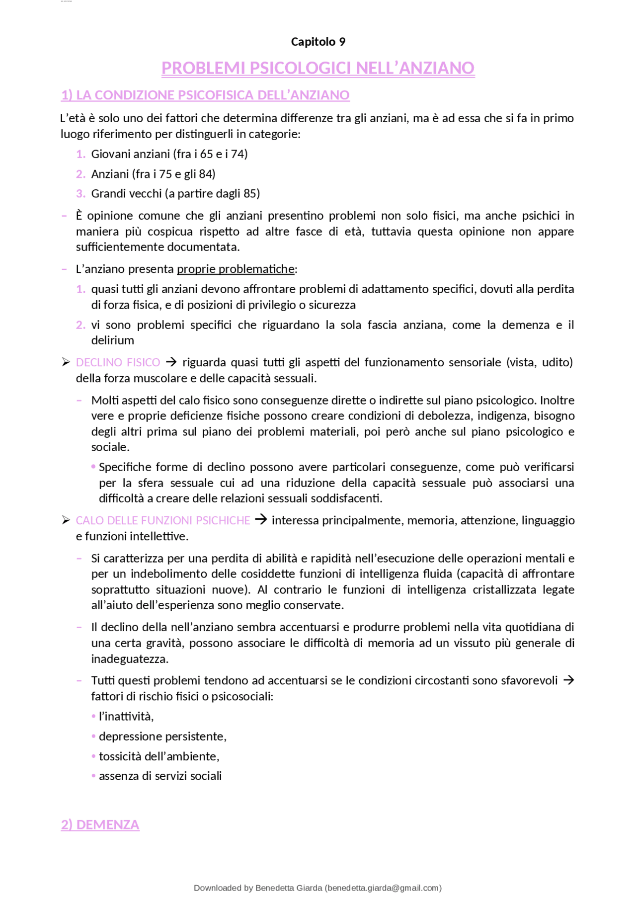 Psicologia Clinica Sanavio Cornoldi Docsity