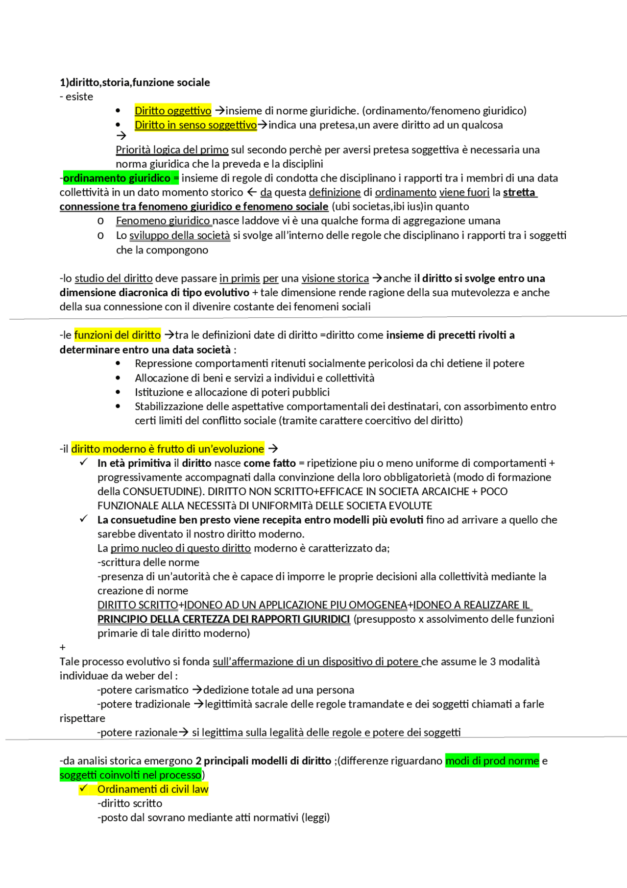 Riassunto Schematico 1 Capitolo Modugno Diritto Pubblico Docsity
