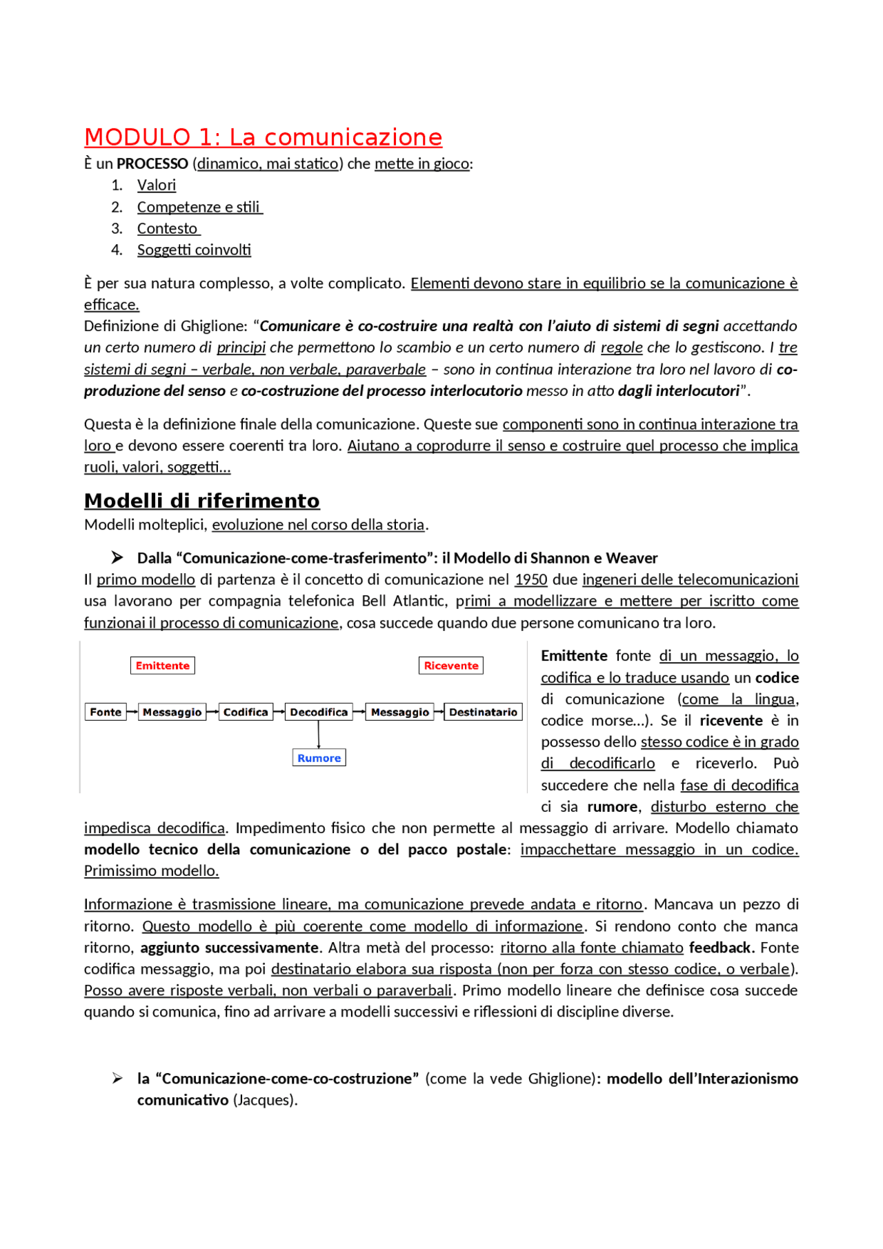 Tecniche Di Gestione Delle Relazioni Interpersonali Geco Docsity
