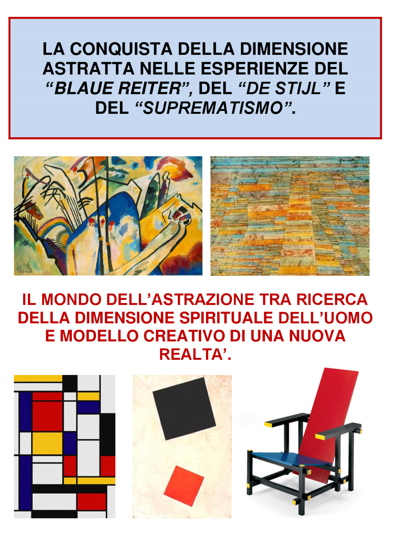 Astrattismo Docsity