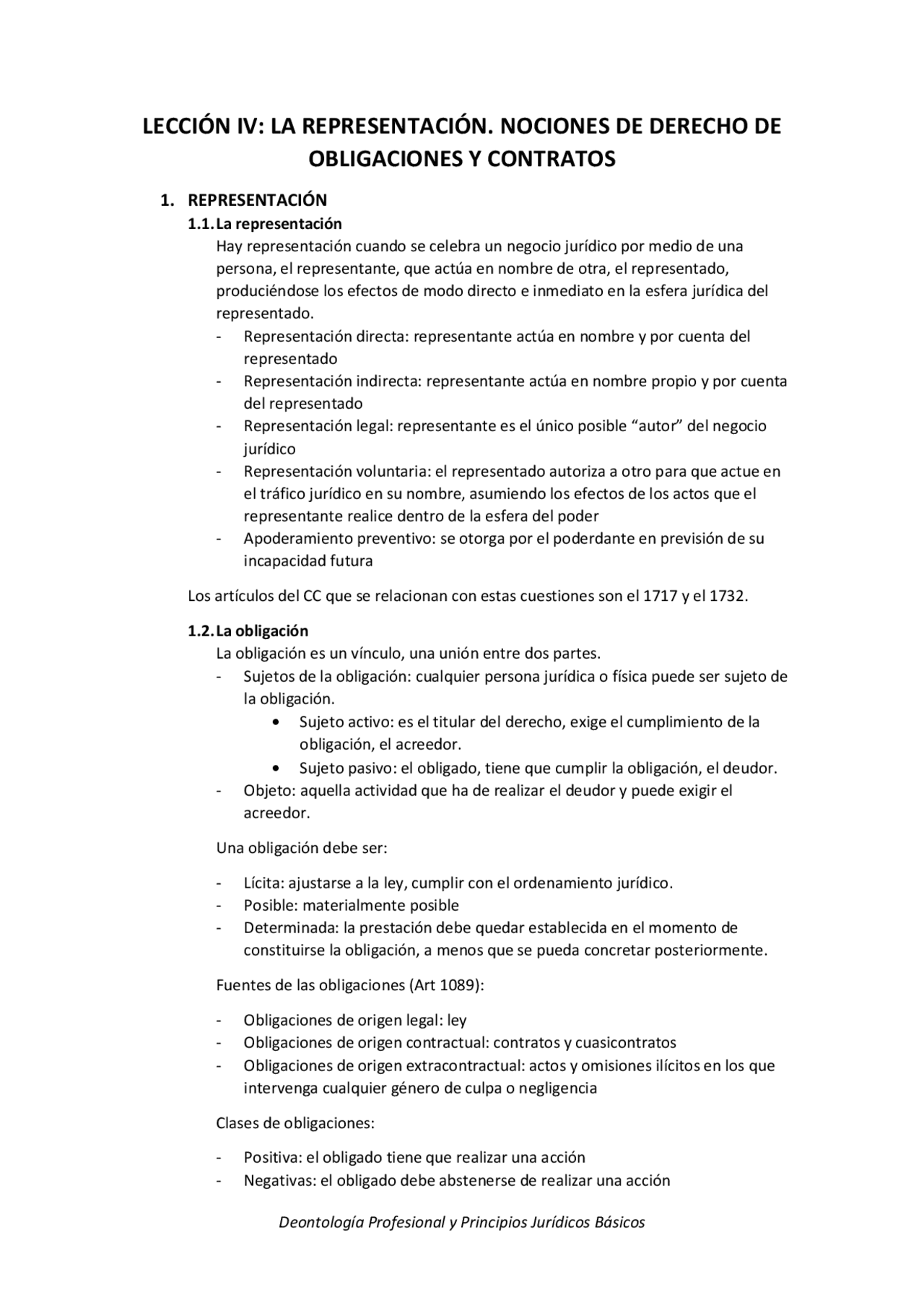 Deontología Profesional Urjc Apuntes De Deontología Docsity