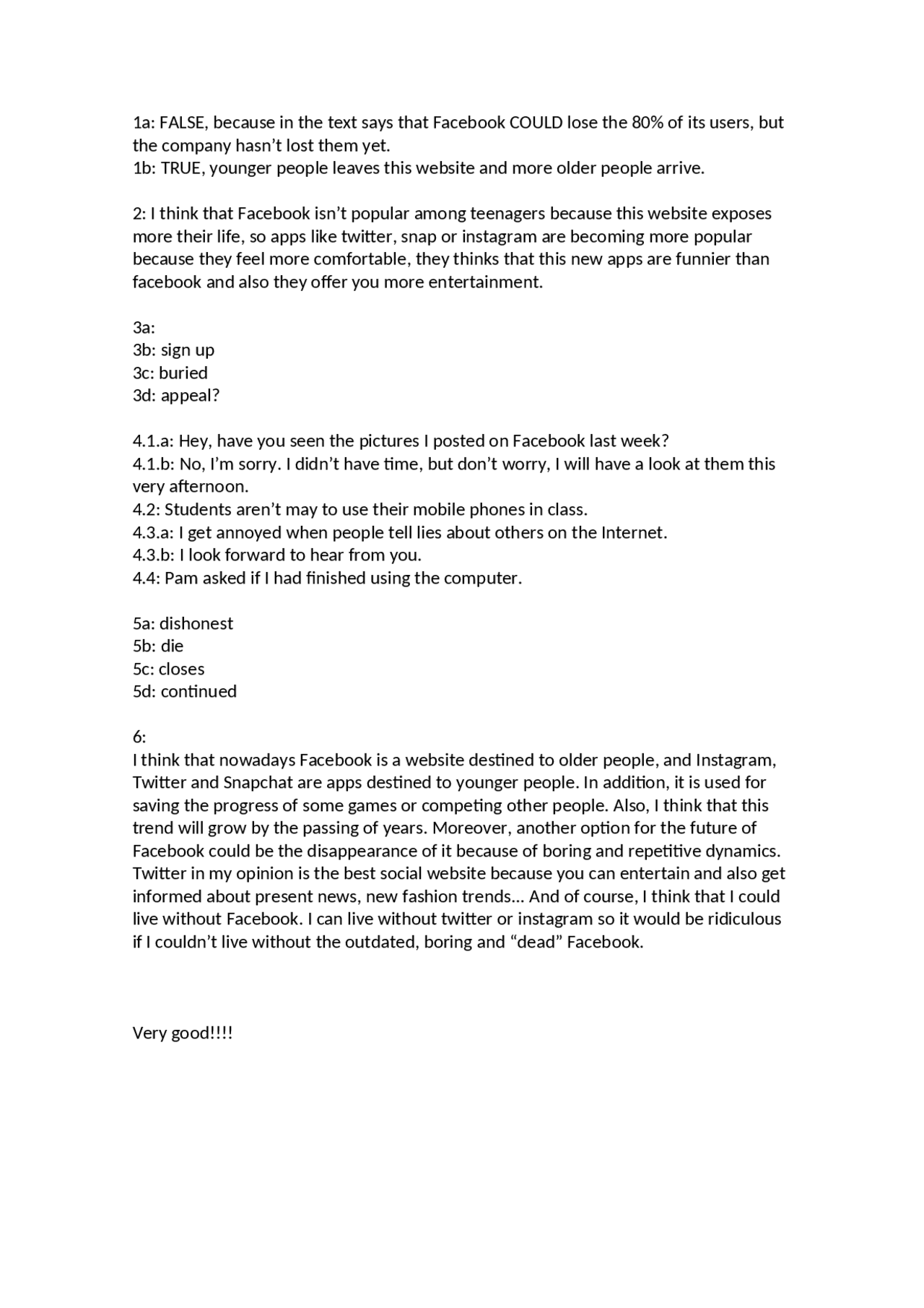 Writing Inglés Selectividad Docsity