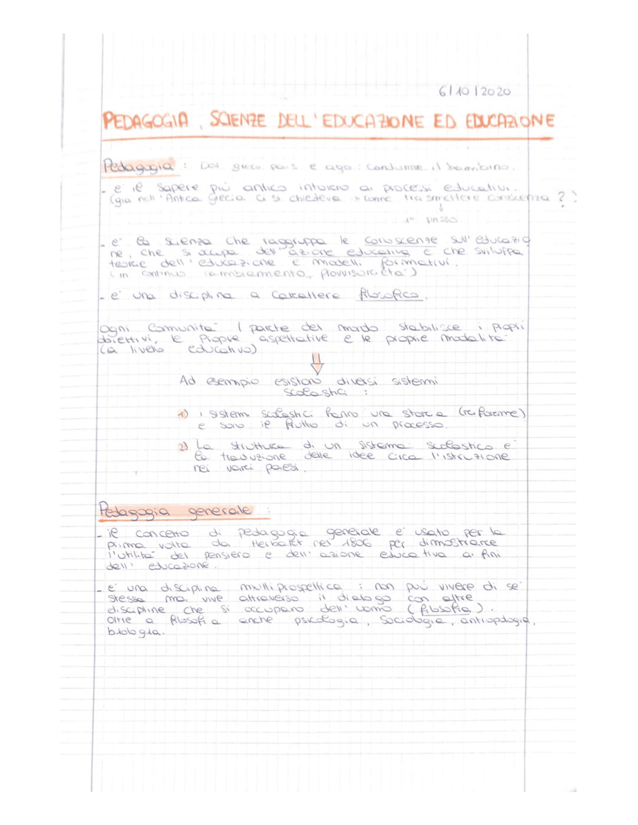 Appunti Pedagogia Generale Docsity