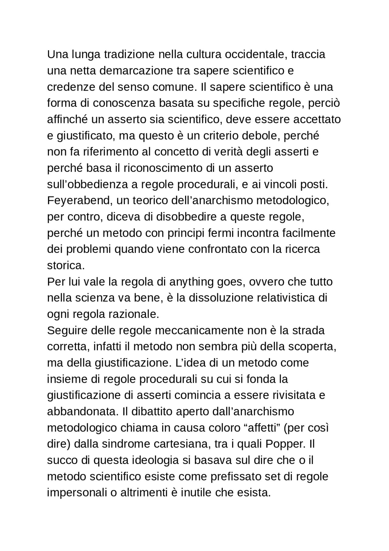Sintesi Cap 1 Da Un Luogo Comune Cap 2 E 3 Tra La Logica Della