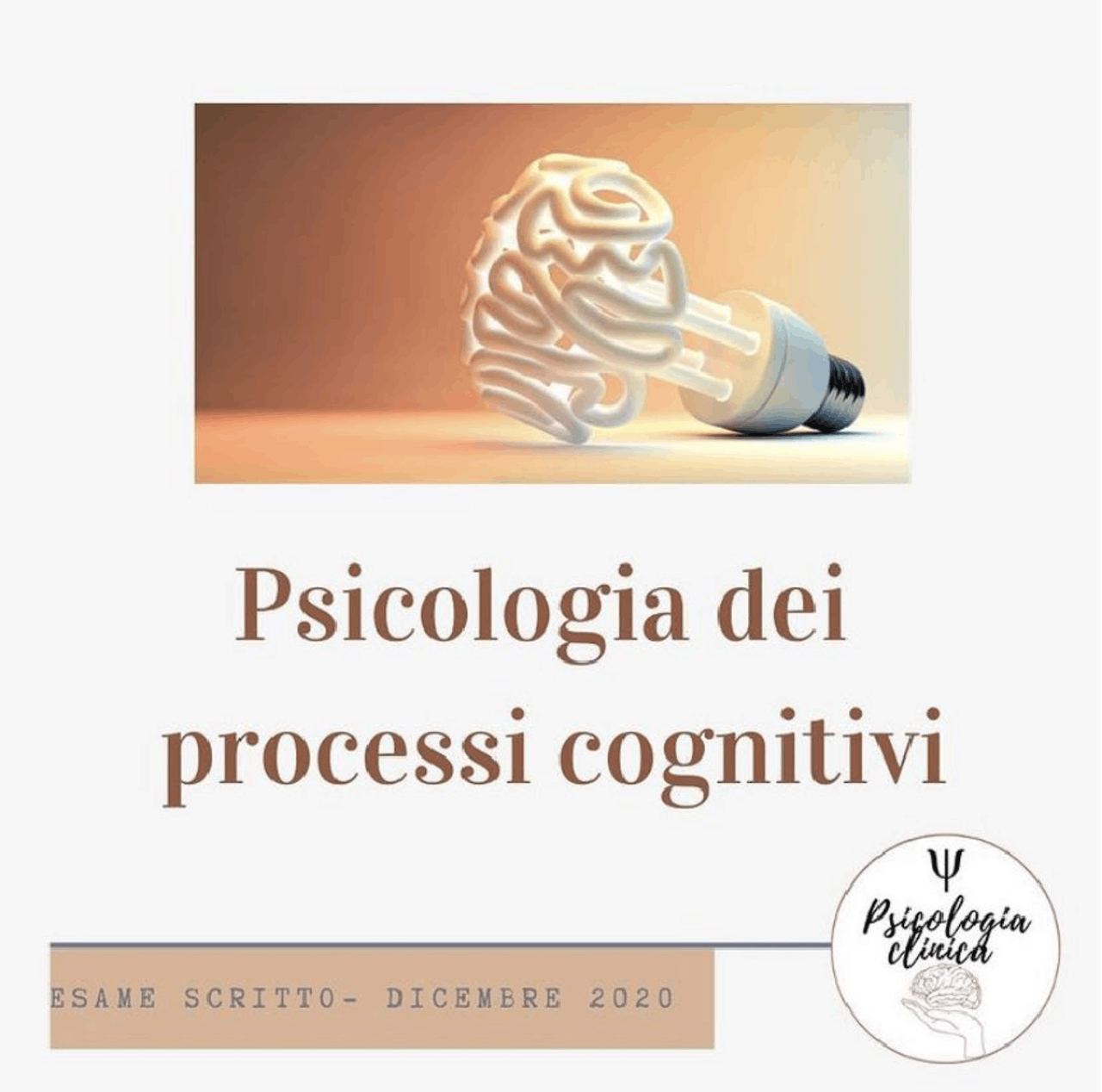 Psicologia Dei Processi Cognitivi Docsity