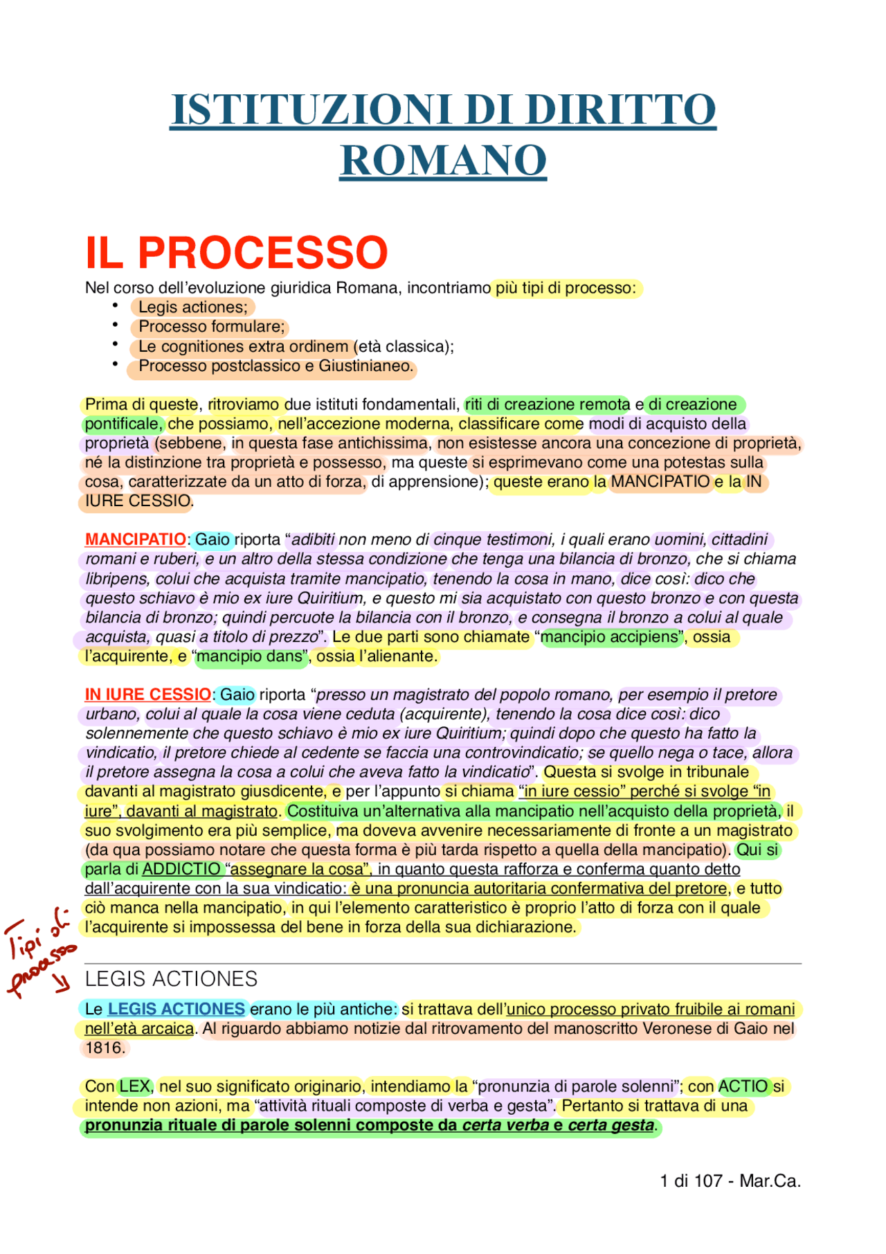 Riassunto Del Marrone Docsity