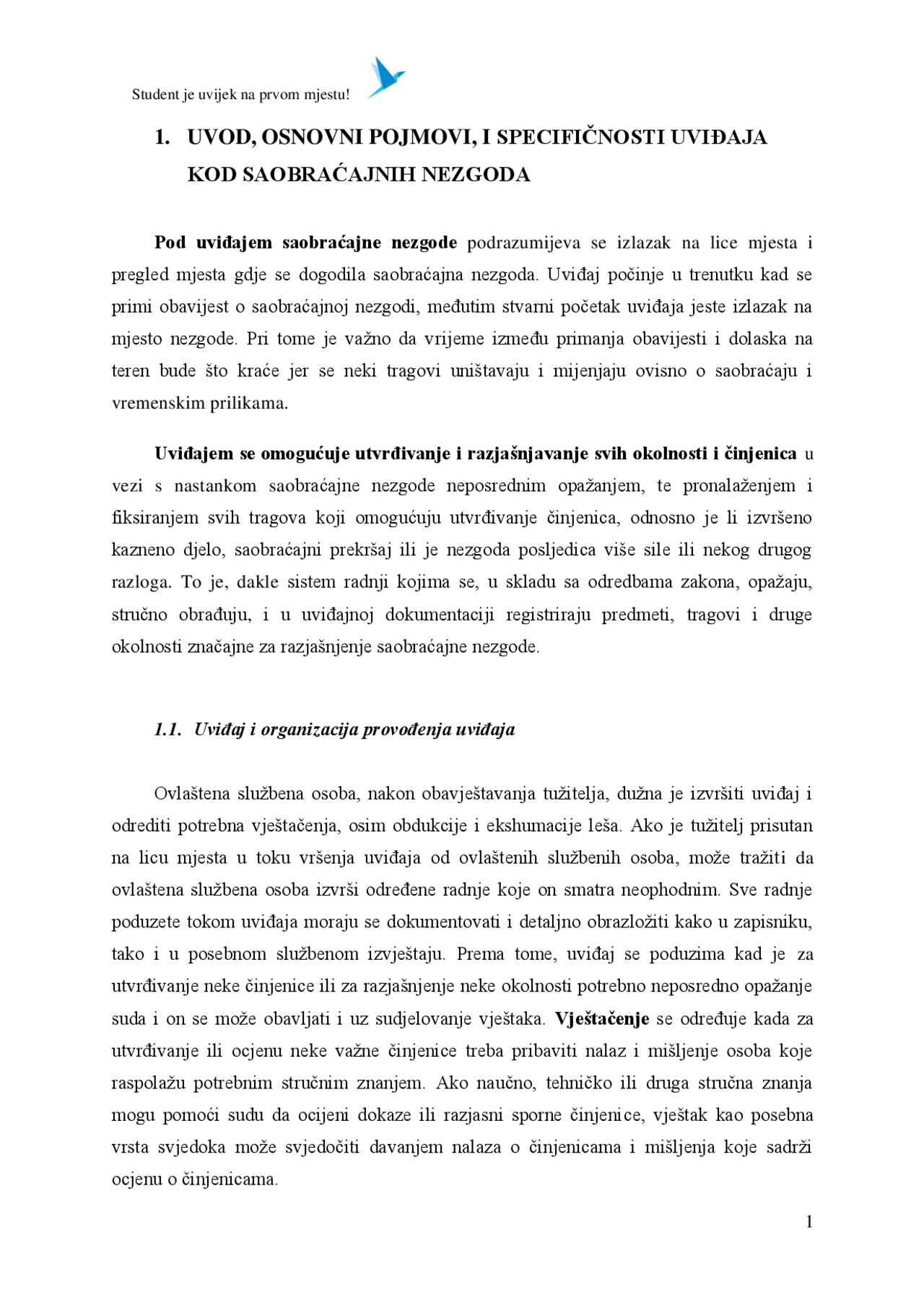 Prometni delikti predavanja | Skripte' predlog Saobraćajno pravo - Docsity