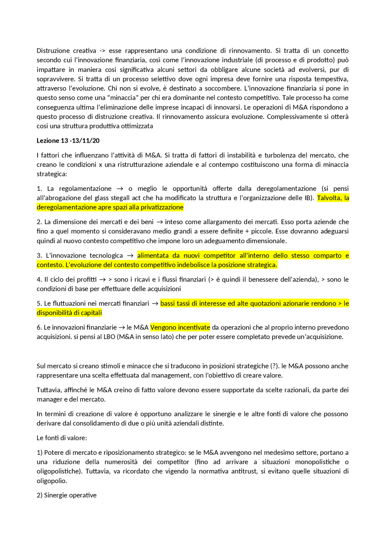 Corporate Appunti Lezione Docsity