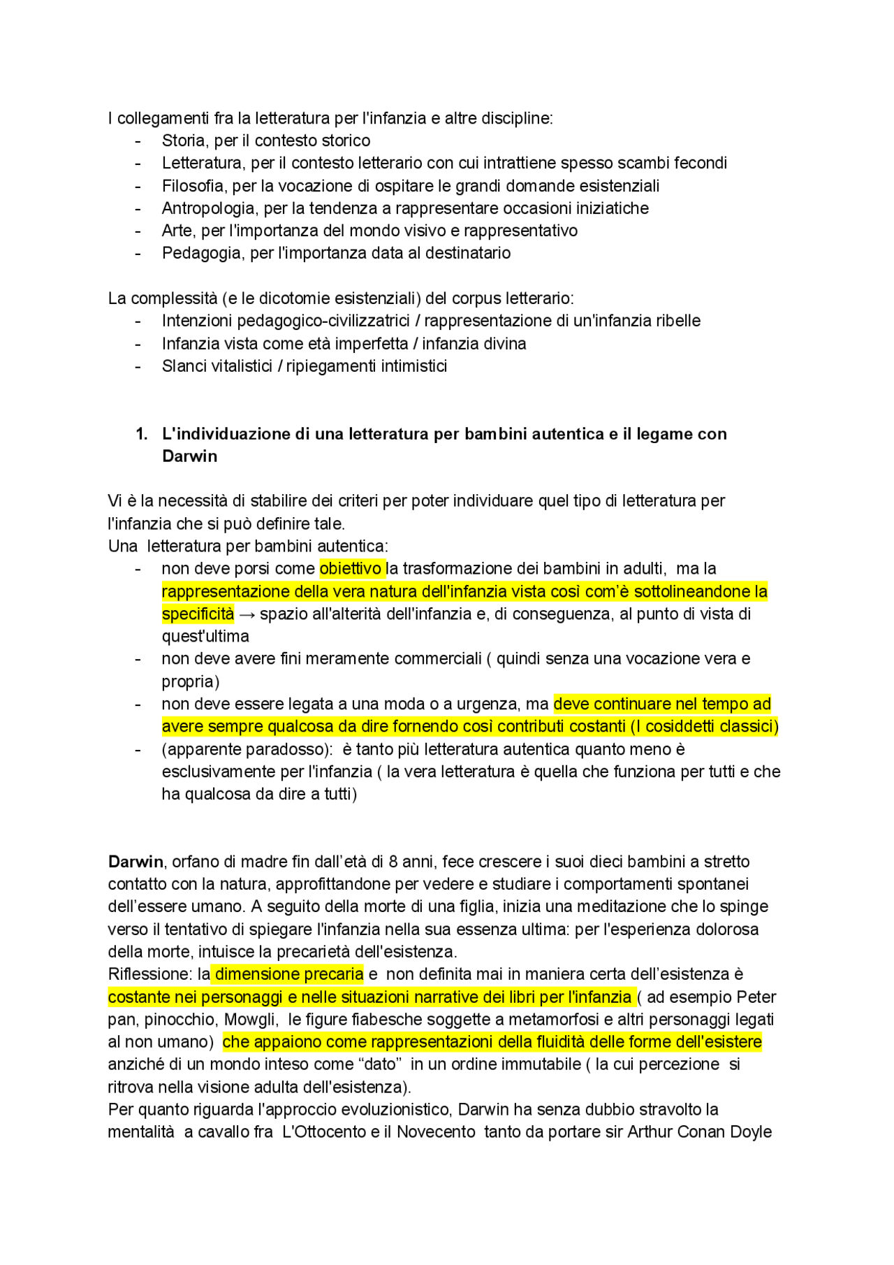 La Letteratura Invisibile Docsity