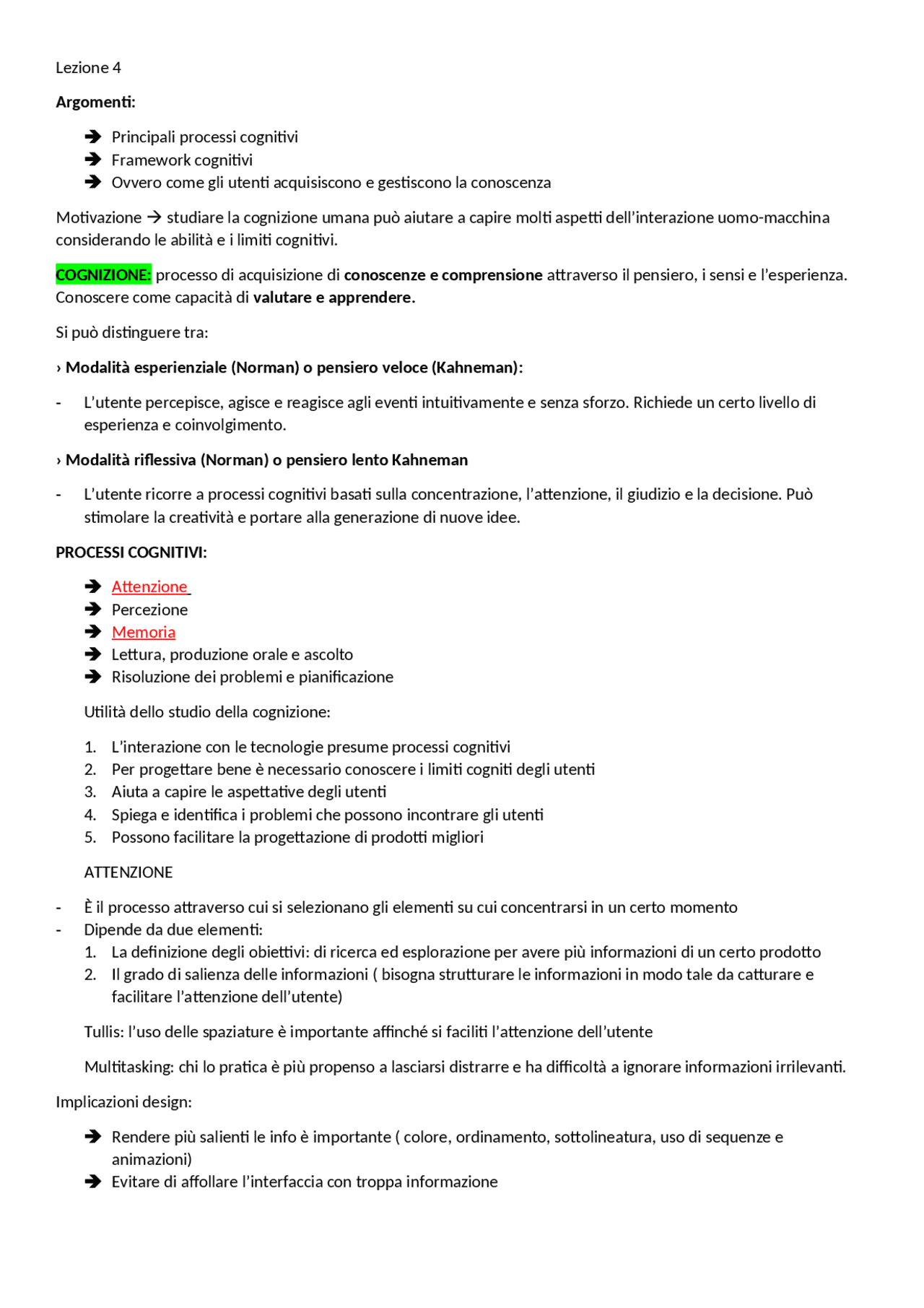 Appunti Lezione 4 Interaction Design Ict Docsity