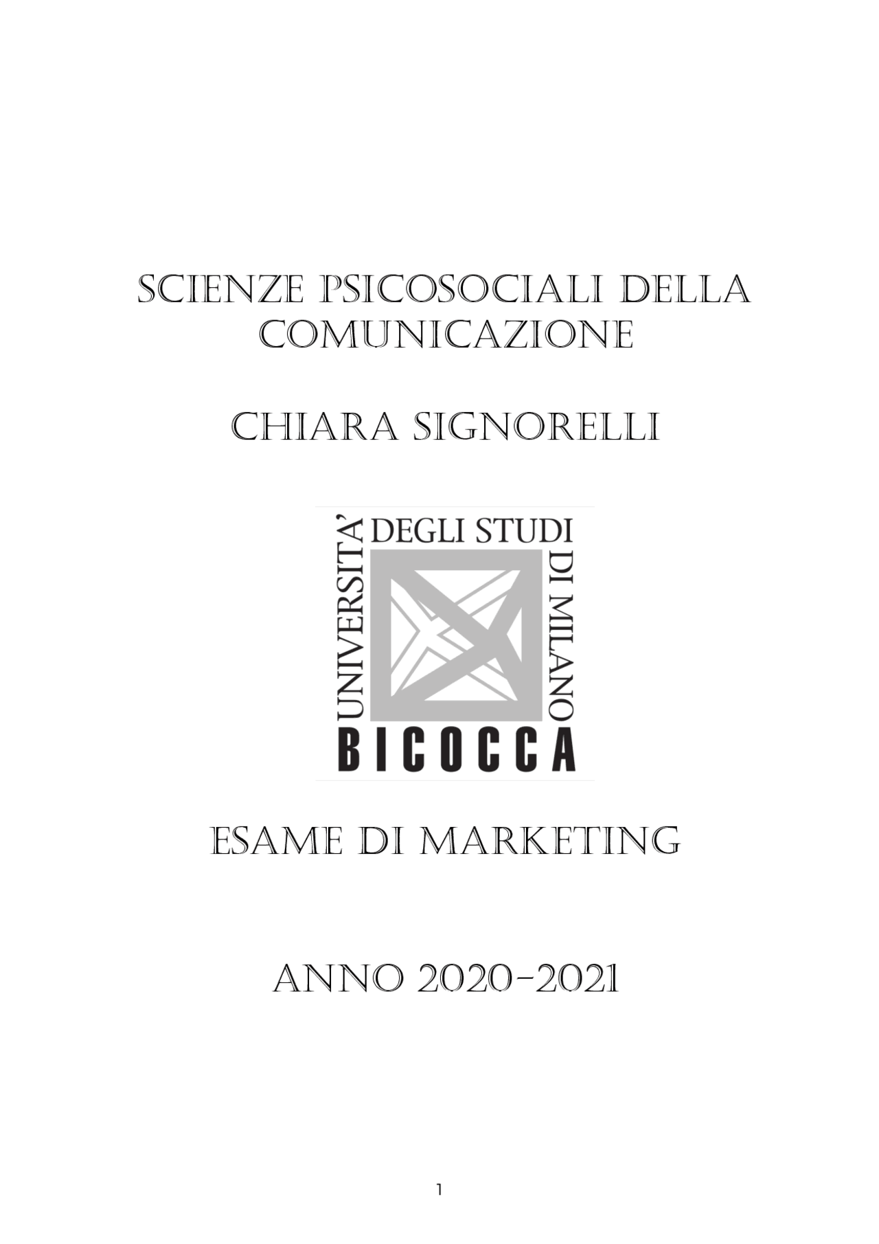 Appunti E Slide Di Marketing Docsity