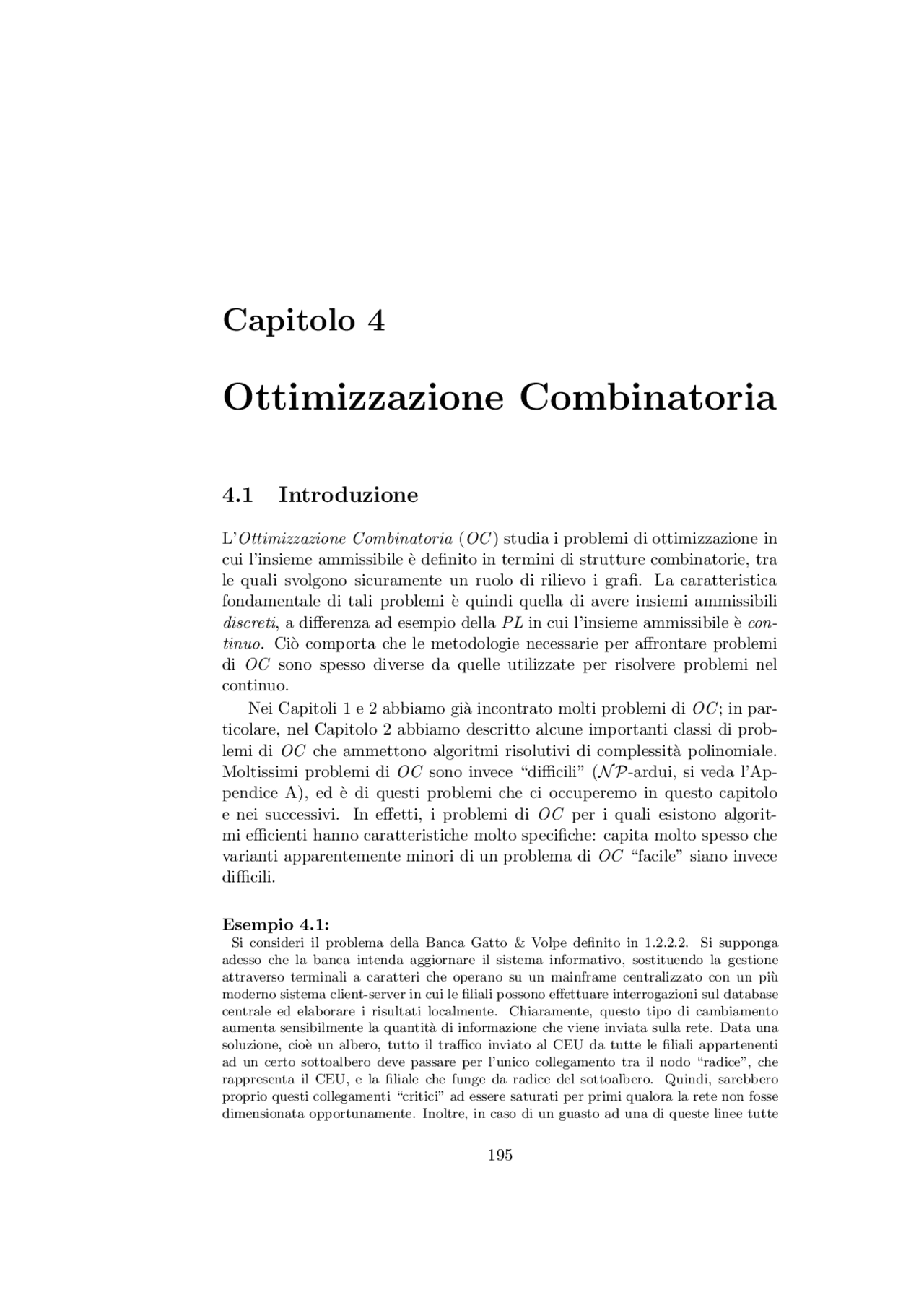 Modelli Di Ottimizzazione Docsity