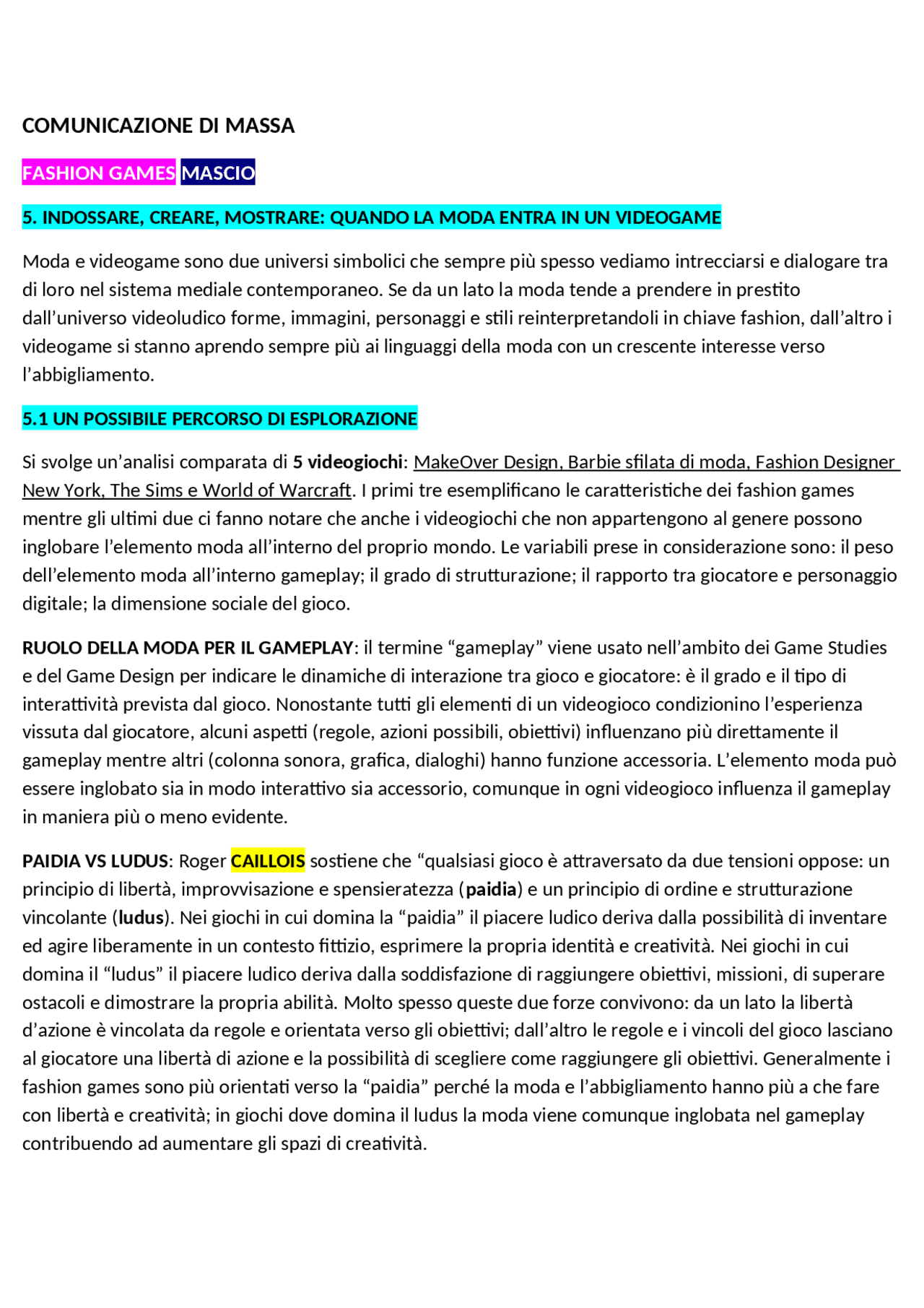Comunicazione Di Massa Docsity