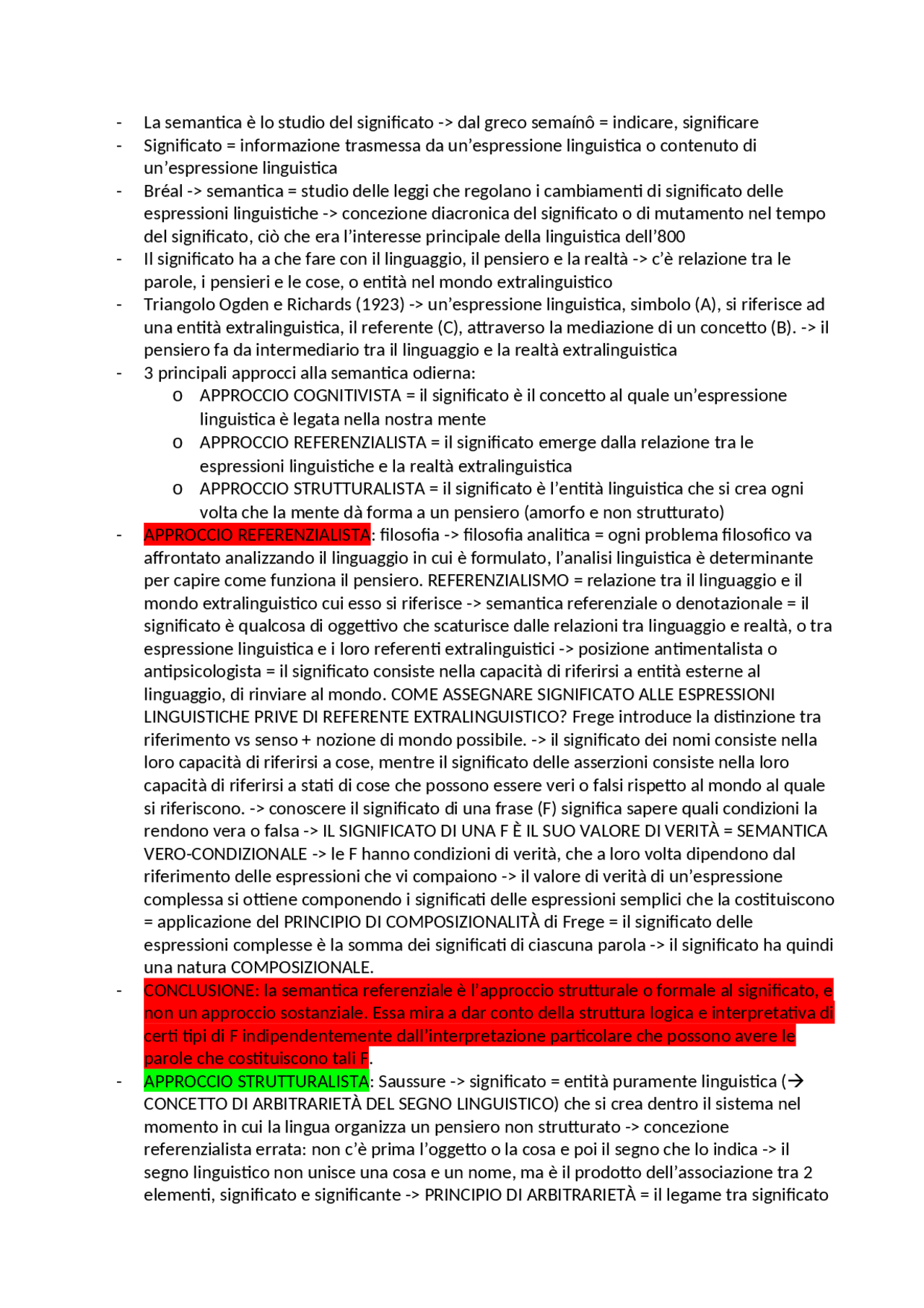 Semantica E Pragmatica Mereu Docsity