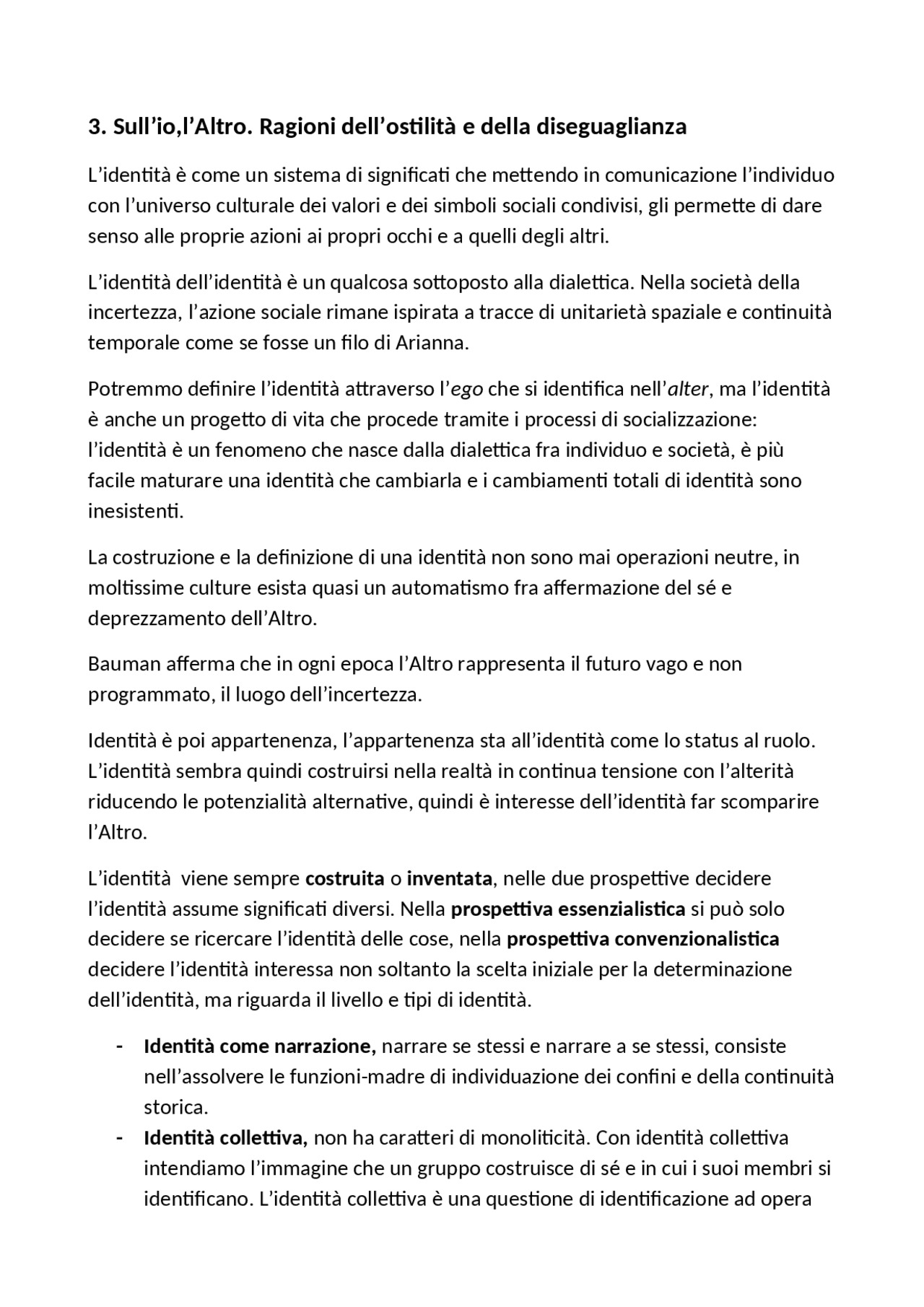 Riassunto Sociologia Contemporanea Docsity