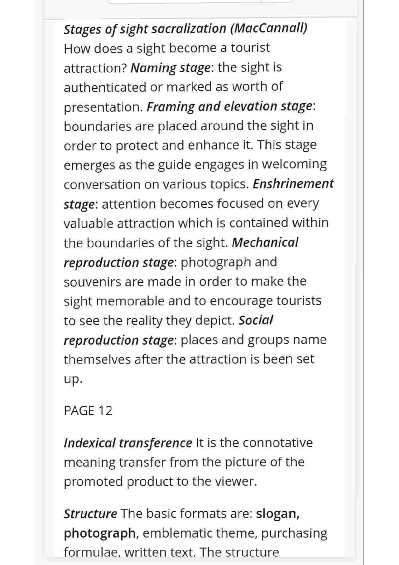 Language Of Tourism Lingua Inglese Docsity