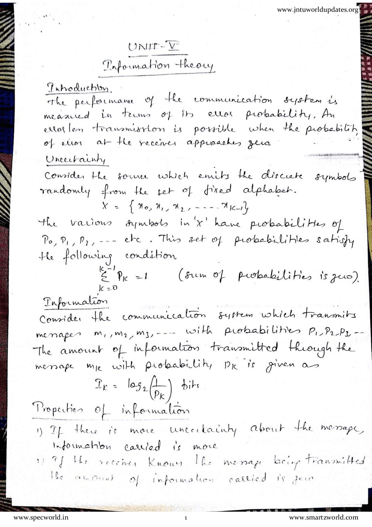 Digital Communication Docsity