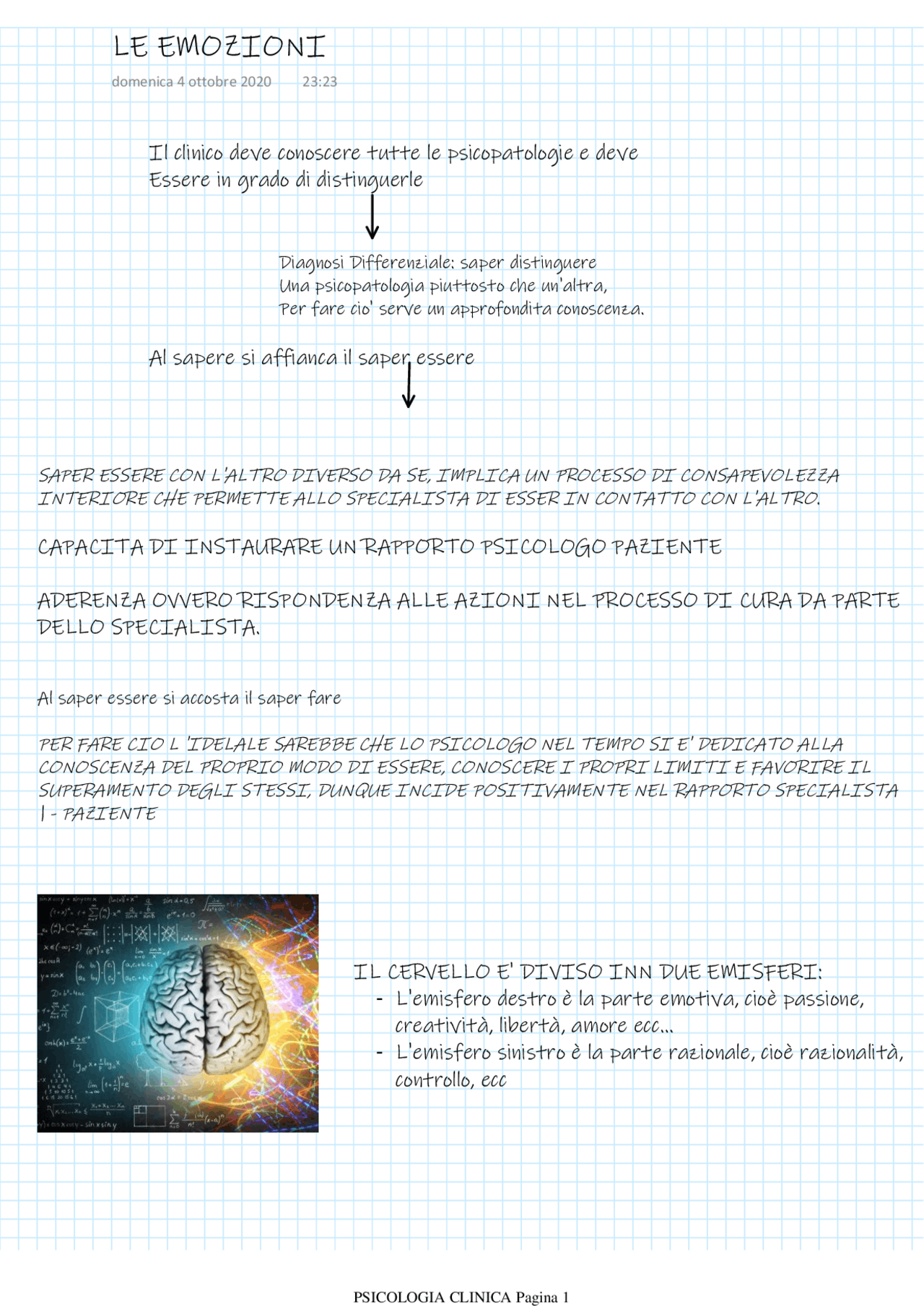 Fondamenti Di Psicologia Clinica Docsity