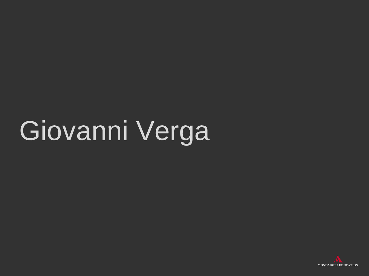 Slide Riassunto Verga E Verismo Docsity