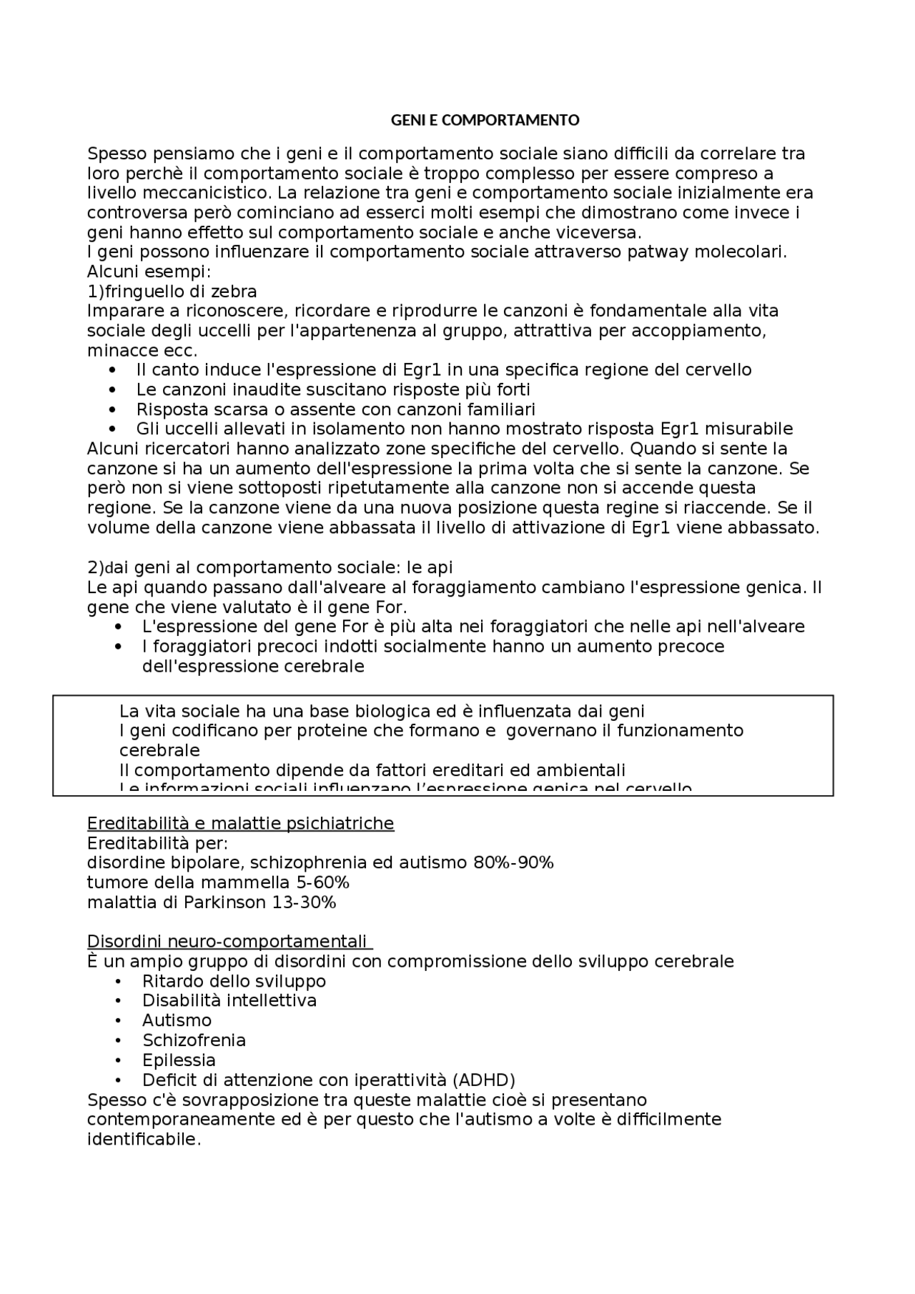 Autismo Appunti Di Patologia Generale Docsity