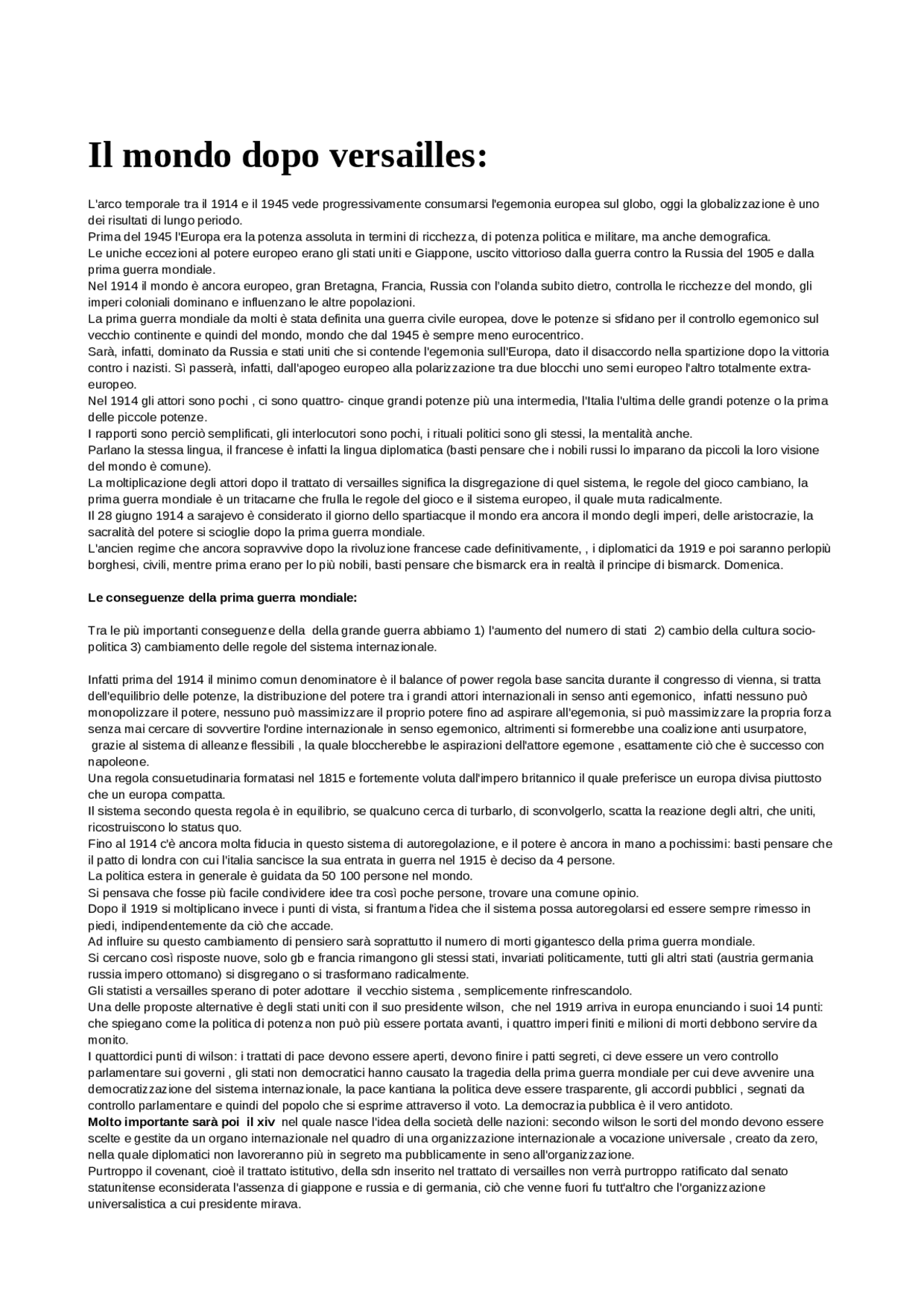 Storia Delle Relazioni Internazionali Riassunto Di Nolfo Docsity