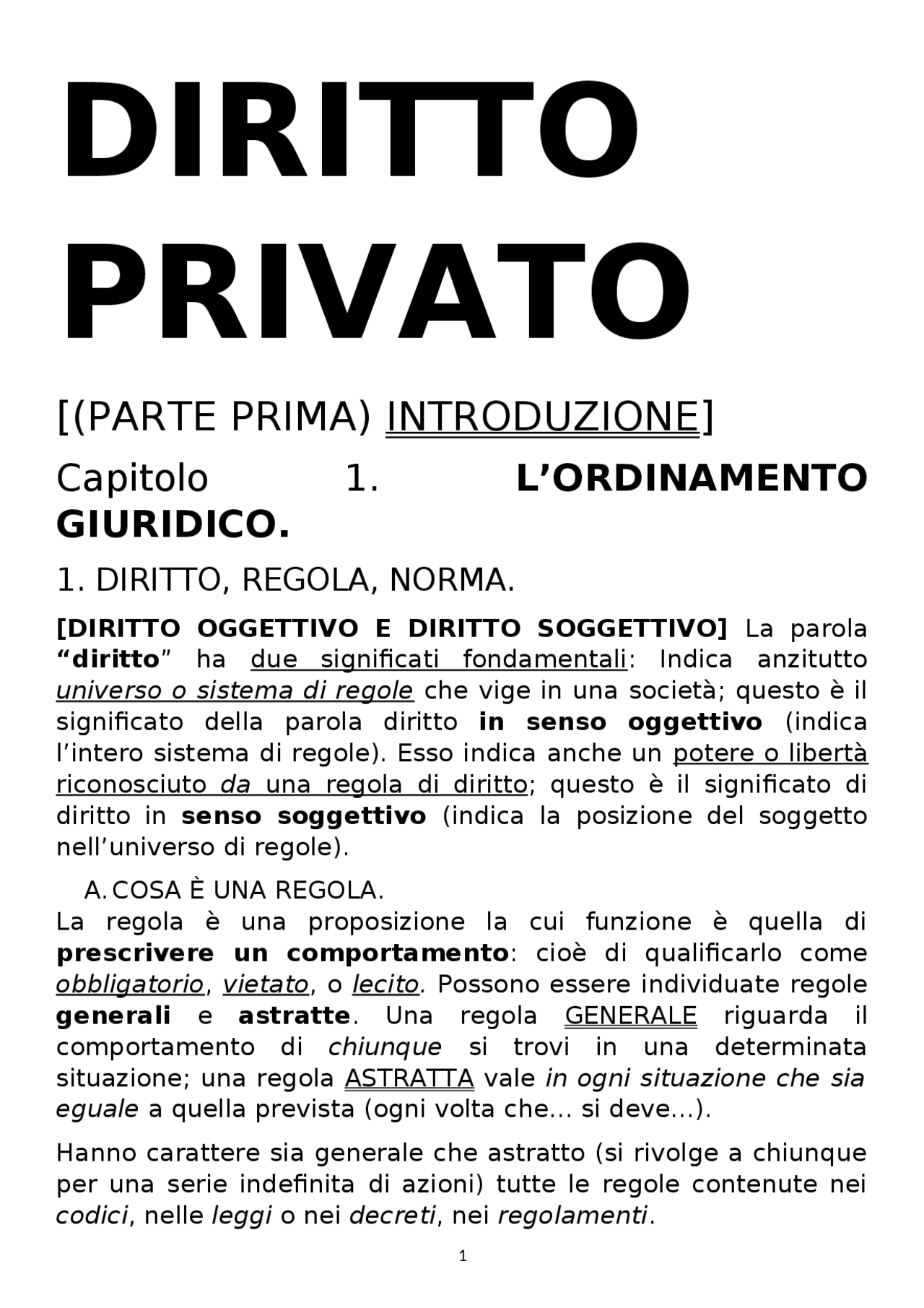 Diritto Privato Zatti Fusaro Docsity