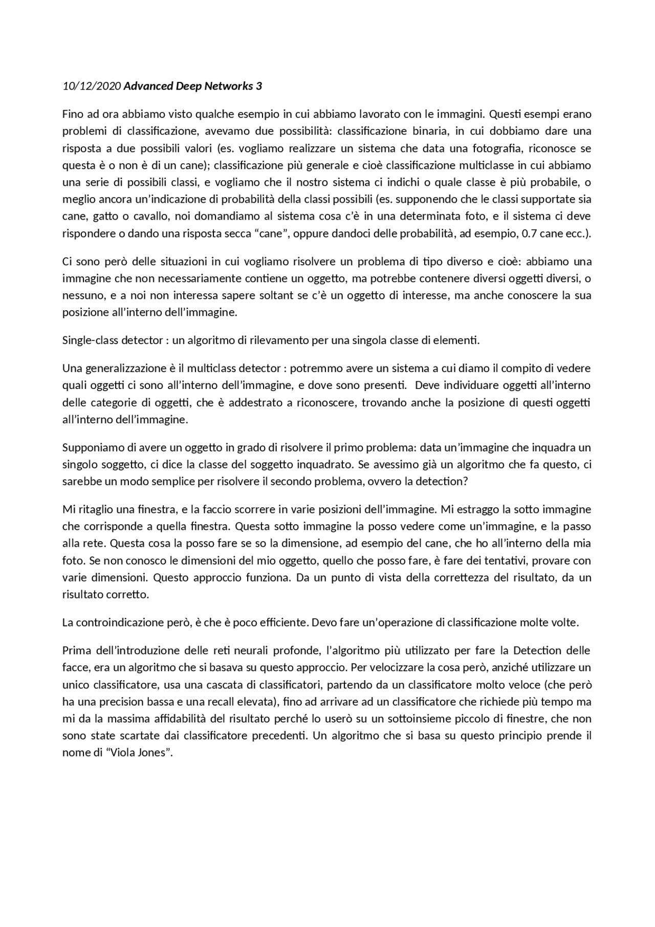 Machine Learning Appunti Lezione Docsity