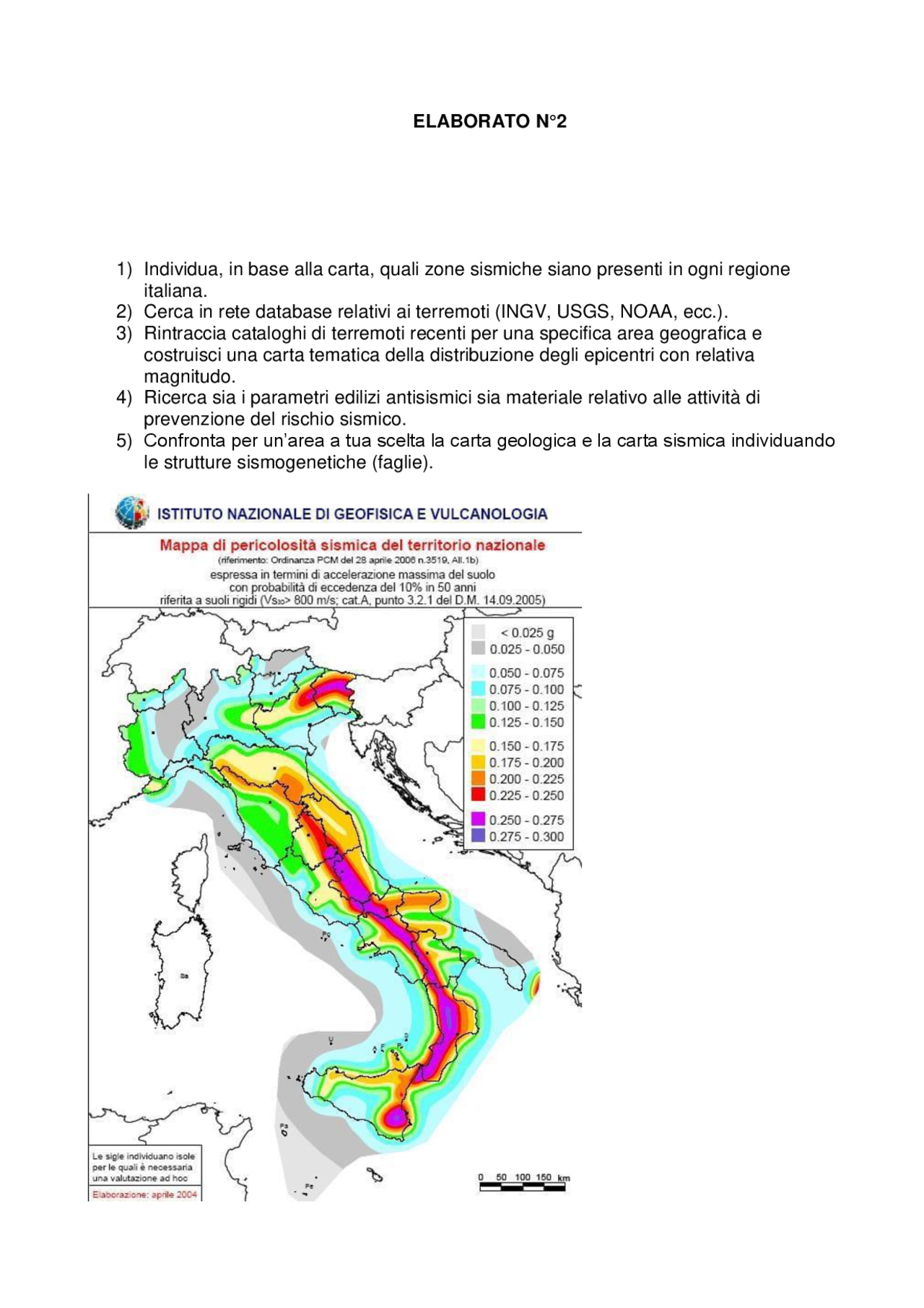 Secondo Elaborato Di Geografia Fisica E Rischi Geomorfologici Docsity