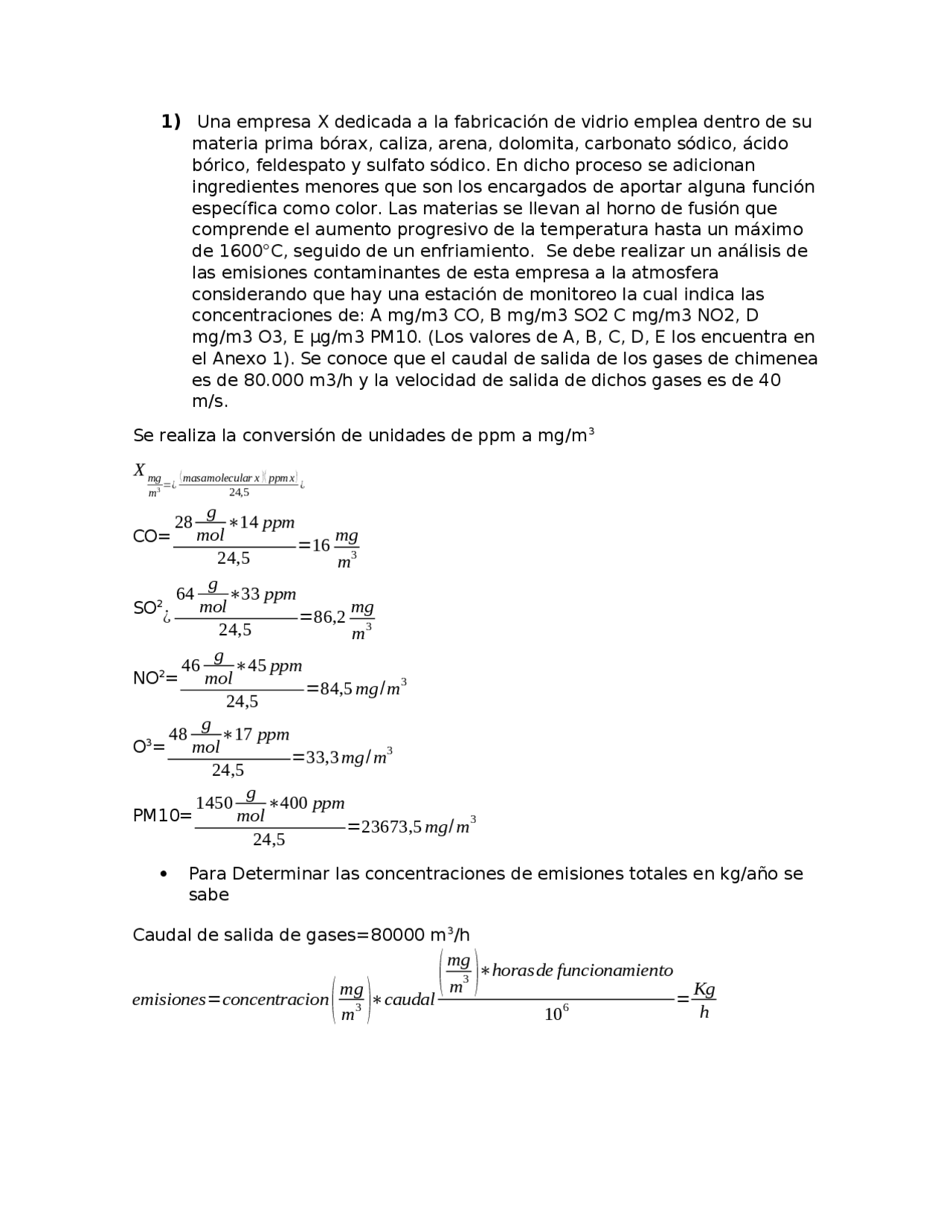 Las Quimica Aplicada Ejercicios De Química Aplicada Docsity