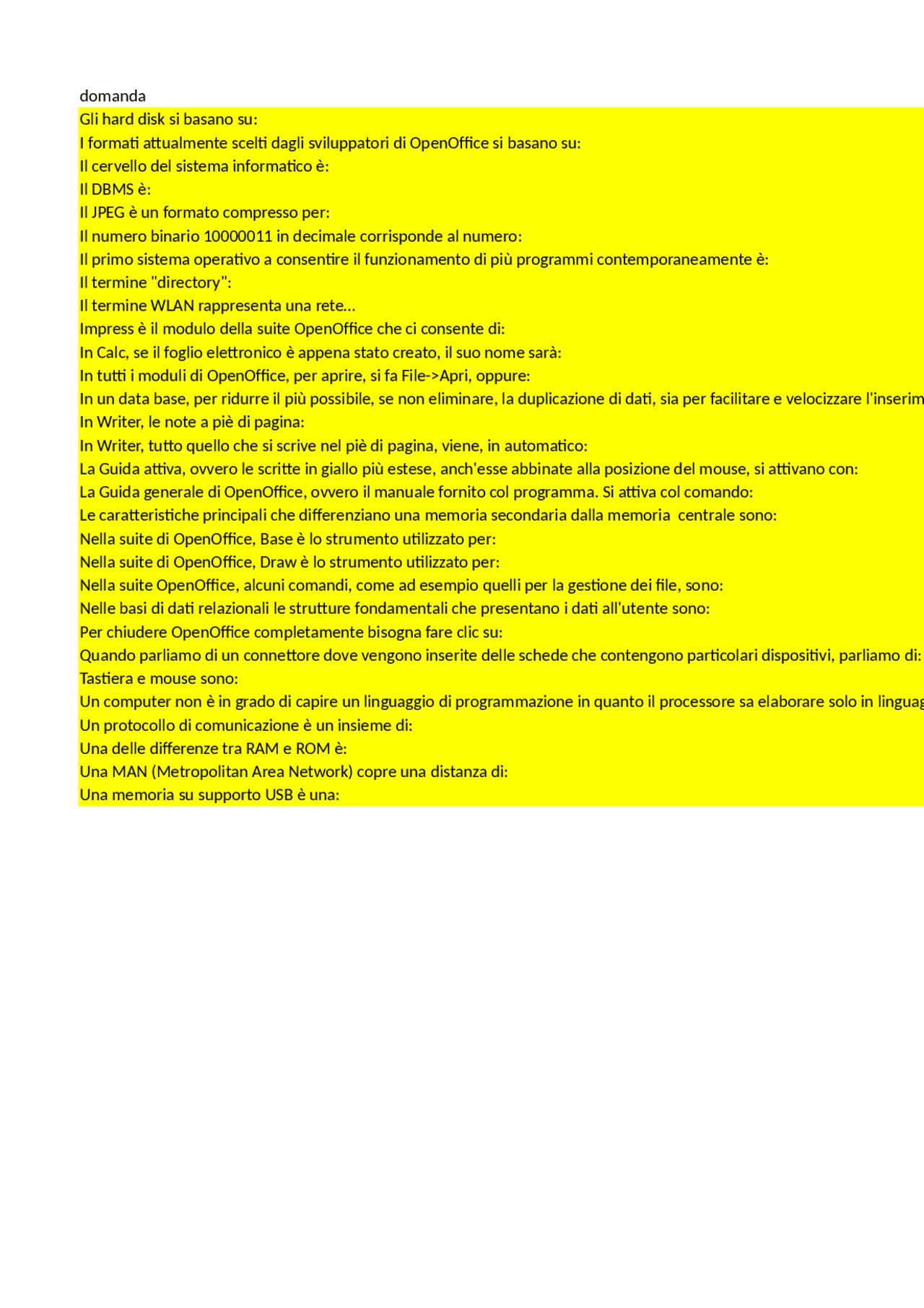 Strumenti Informatici Per Lo Sport Docsity