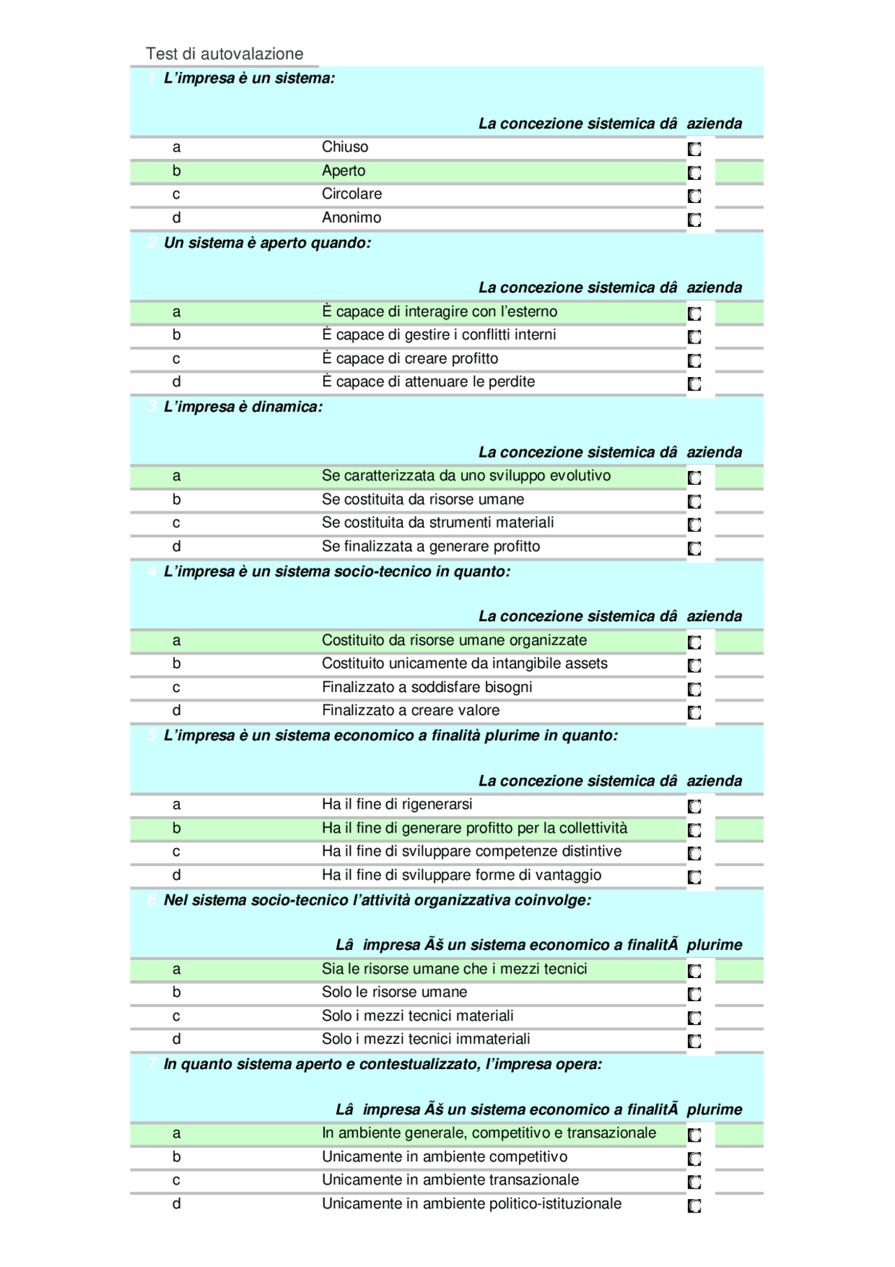 Test Strategia Di Comunicazione Aziendale Docsity