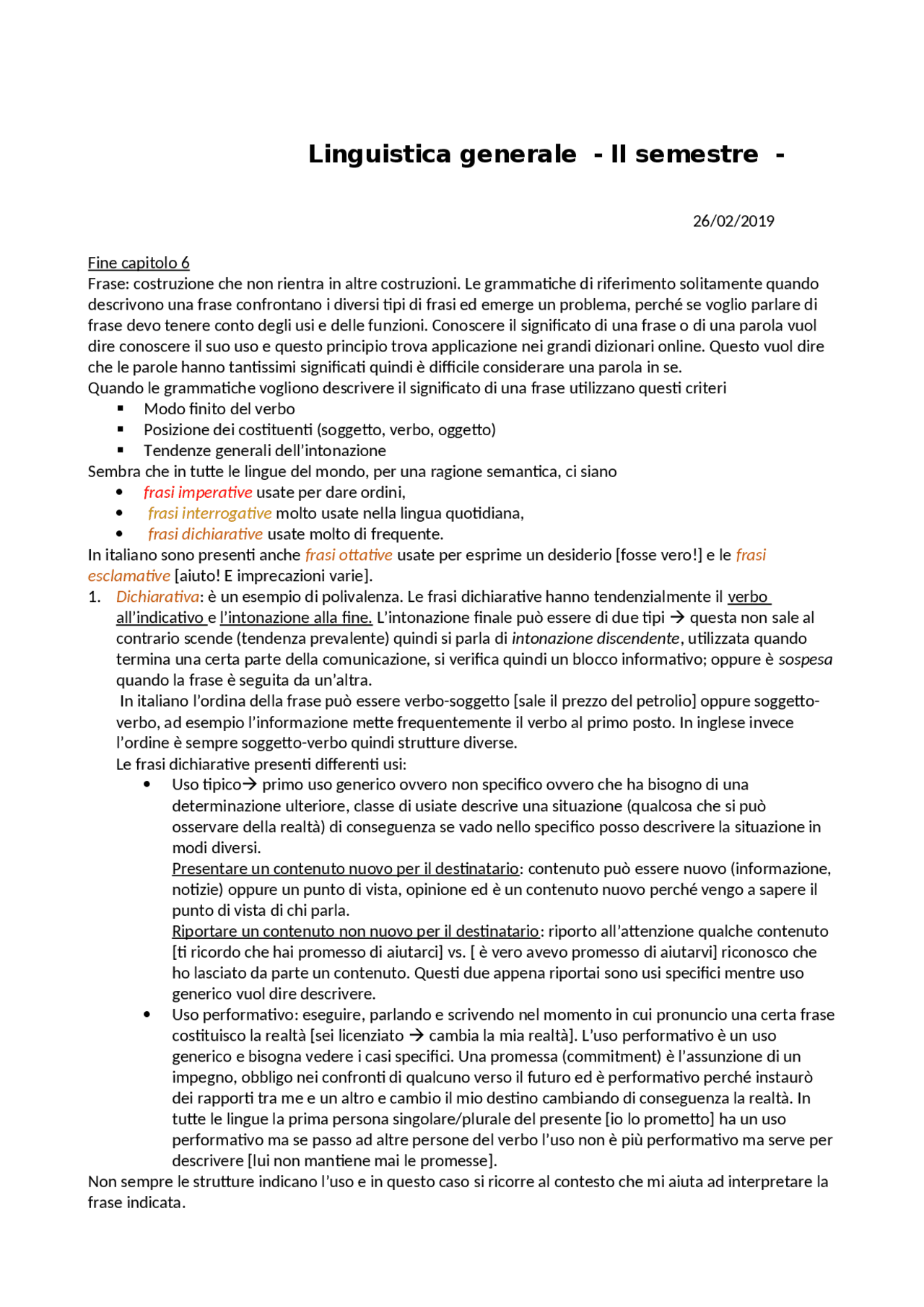 Appunti Linguistica Gen Gobber Docsity