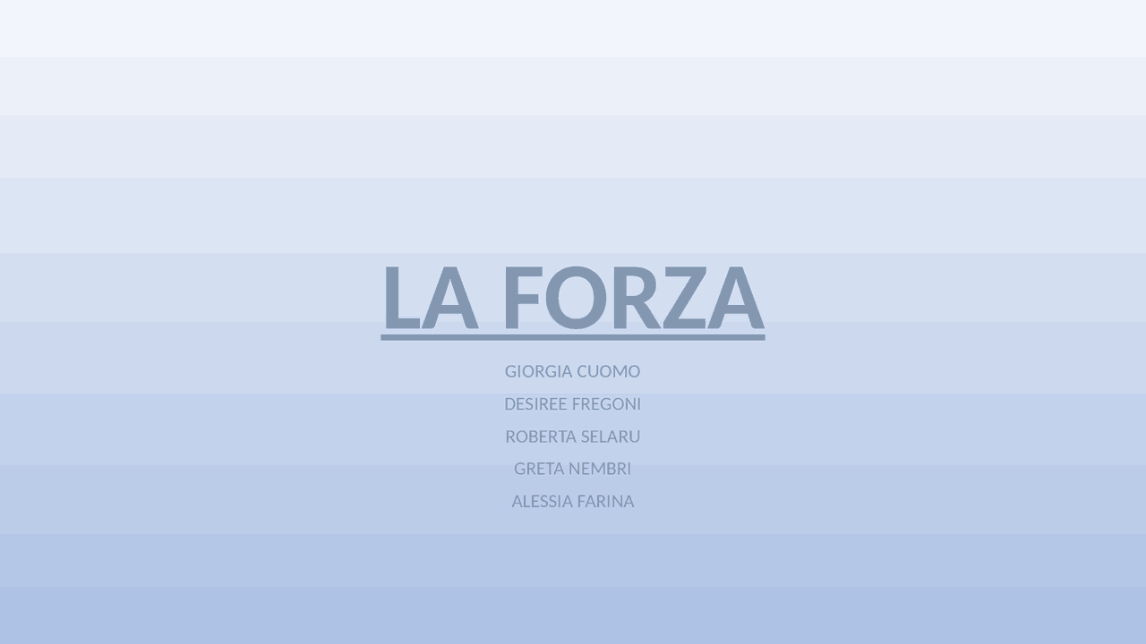 La forza power point | Slide di Italiano - Docsity