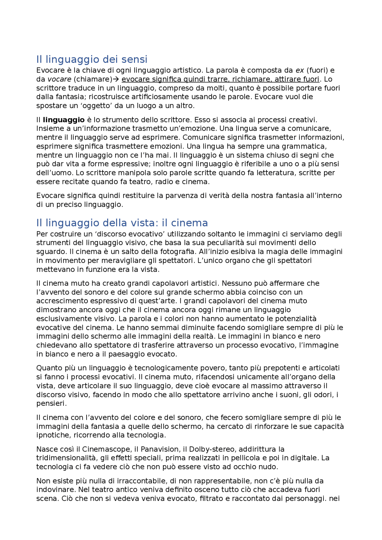 Consigli A Un Giovane Scrittore Cerami Docsity