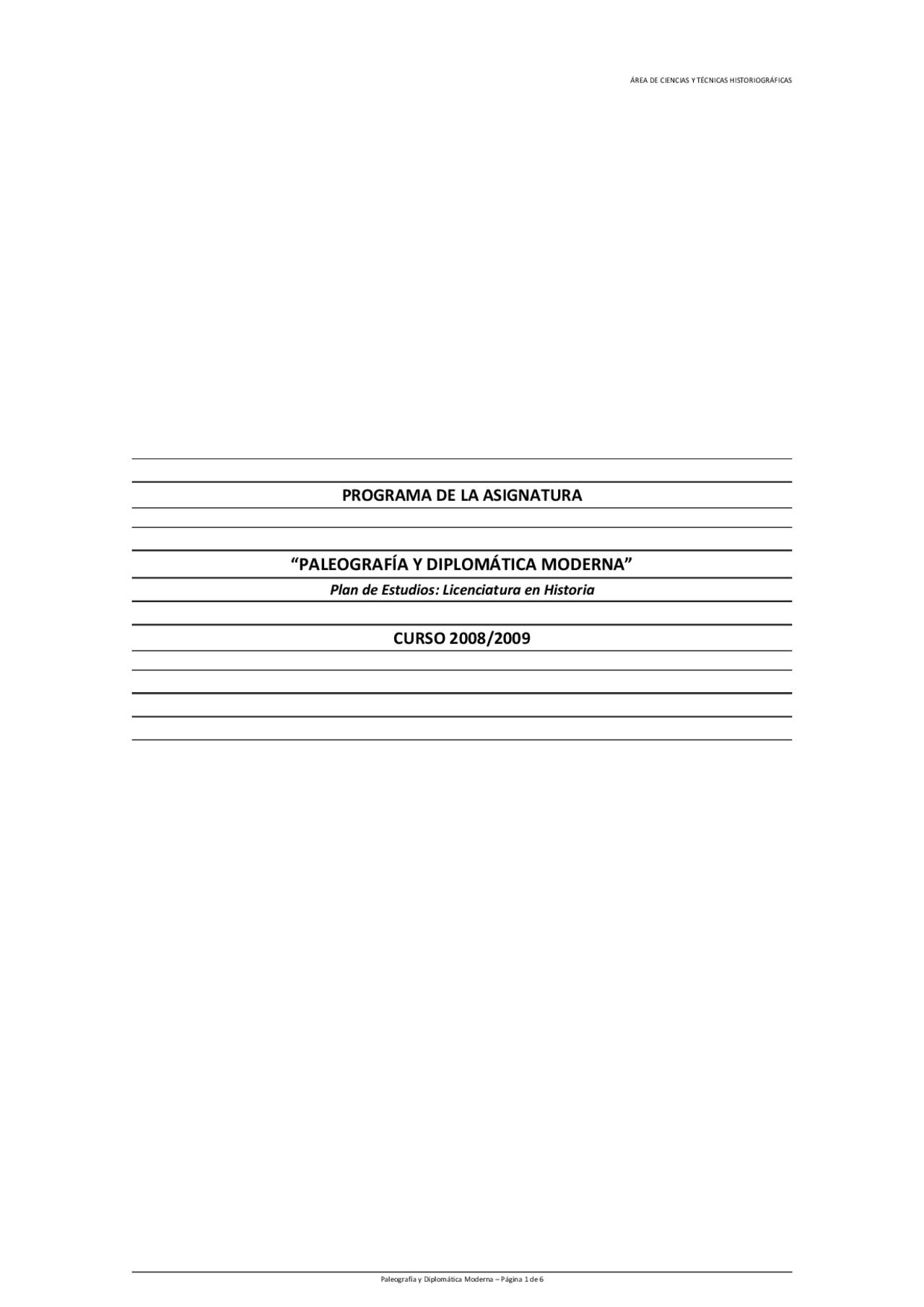 Paleografía y Diplomática Moderna: Aprendizaje Práctico | Apuntes de ...