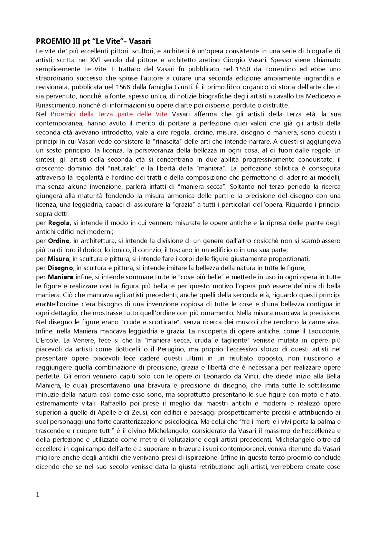 L'occhio e le opere. Vedere e capire l'arte dal Settecento all'età contemporanea. - Docsity