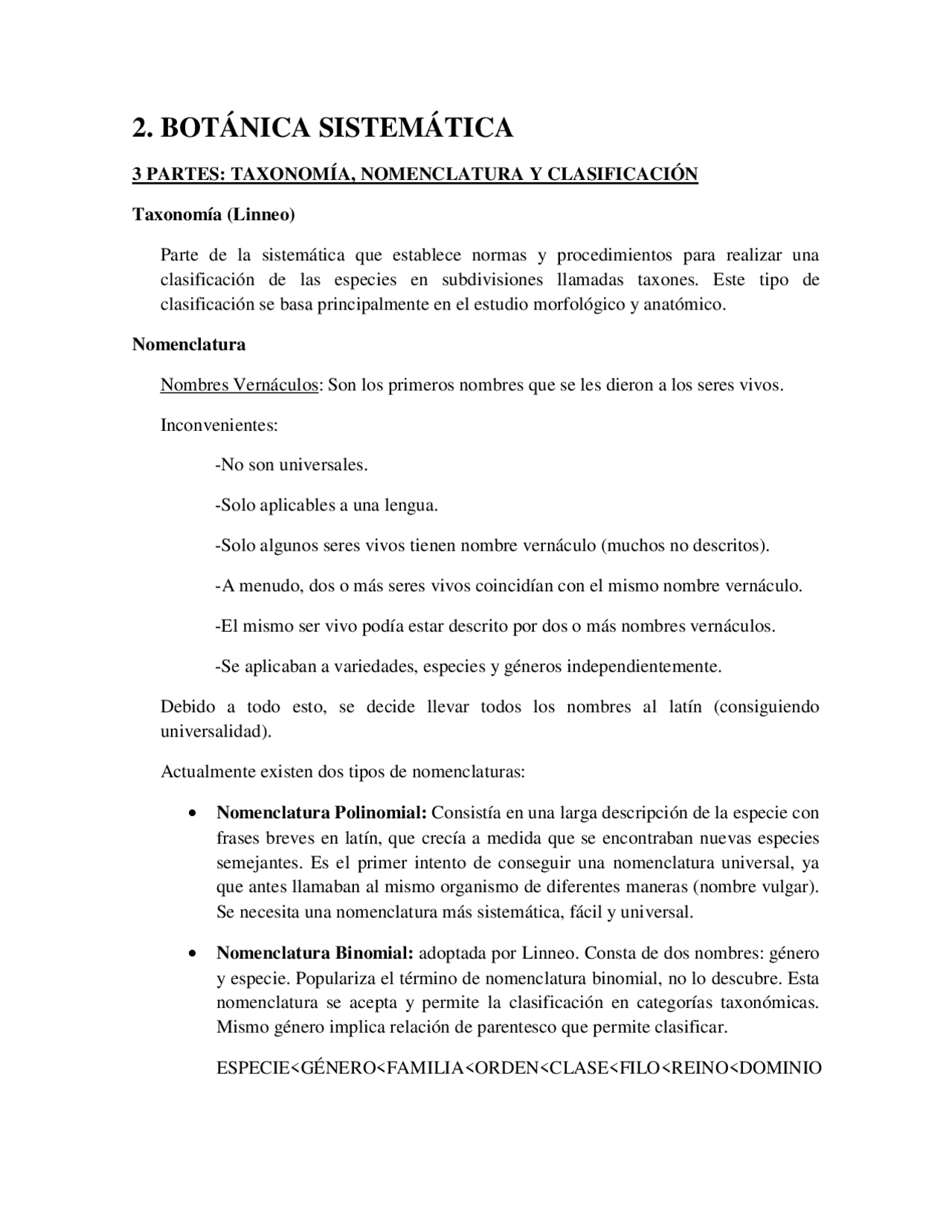 Apuntes Botanica I Todos Los Temas Apuntes De Botánica Y Agronomía