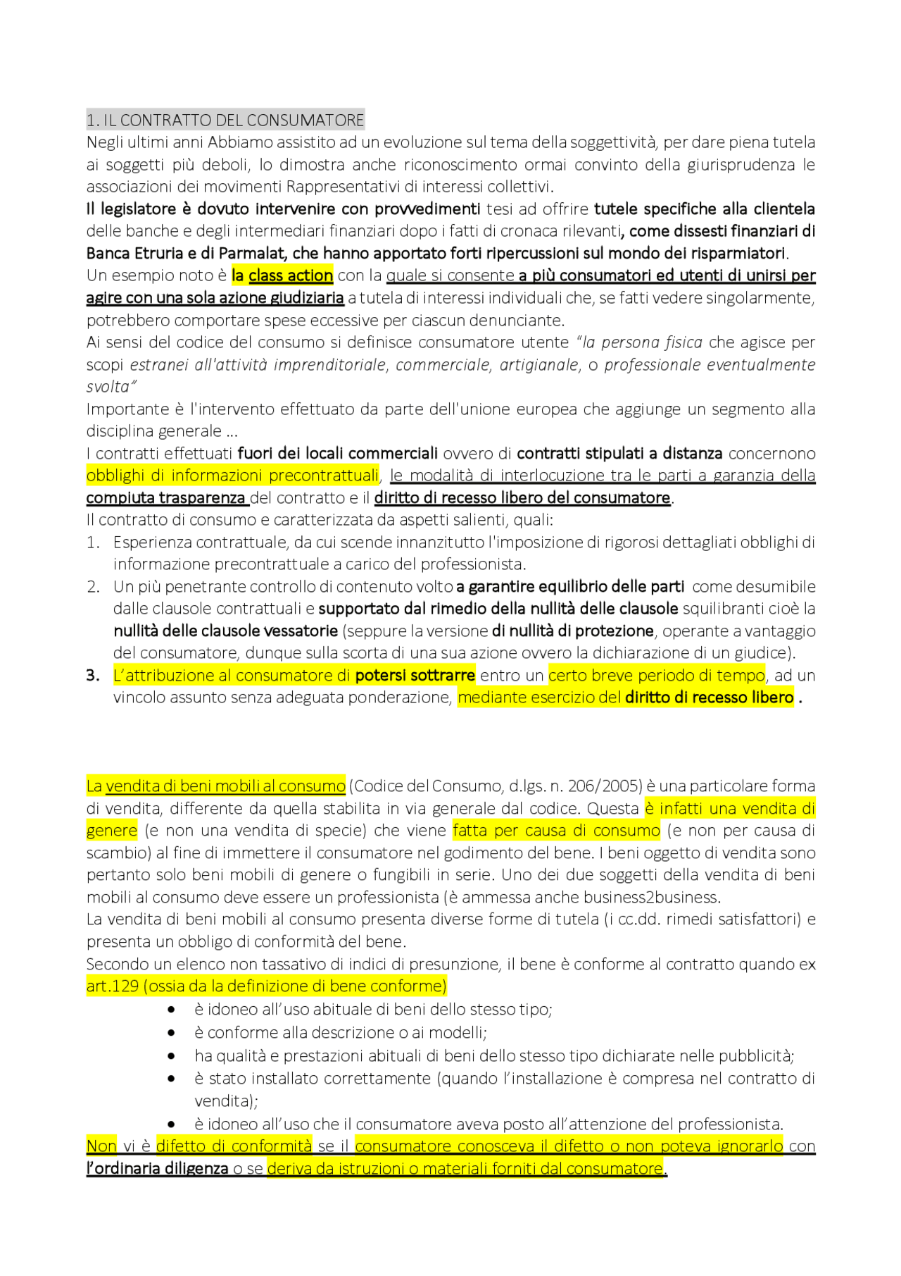 File Completo Di Diritto Civile Docsity