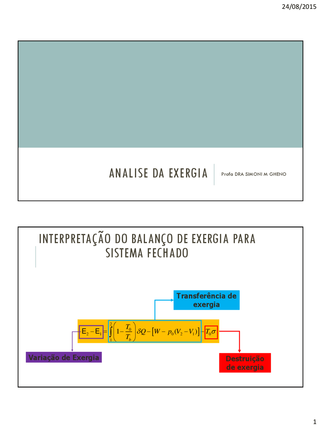 Termodinâmica Aplicada Docsity