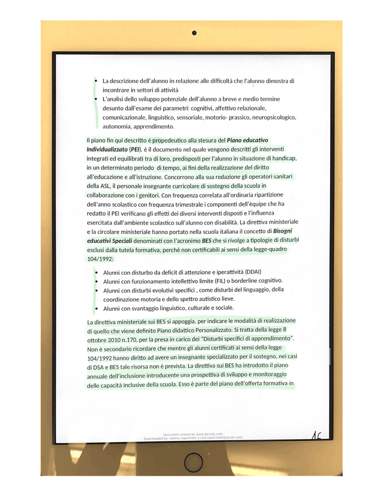 Come Fare Una Lezione Inclusiva Parte 4 Docsity