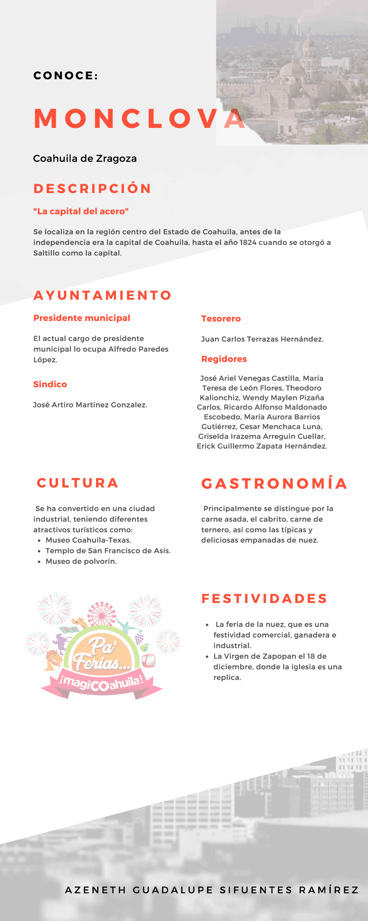 Infografía De Monclova Coahuila Docsity