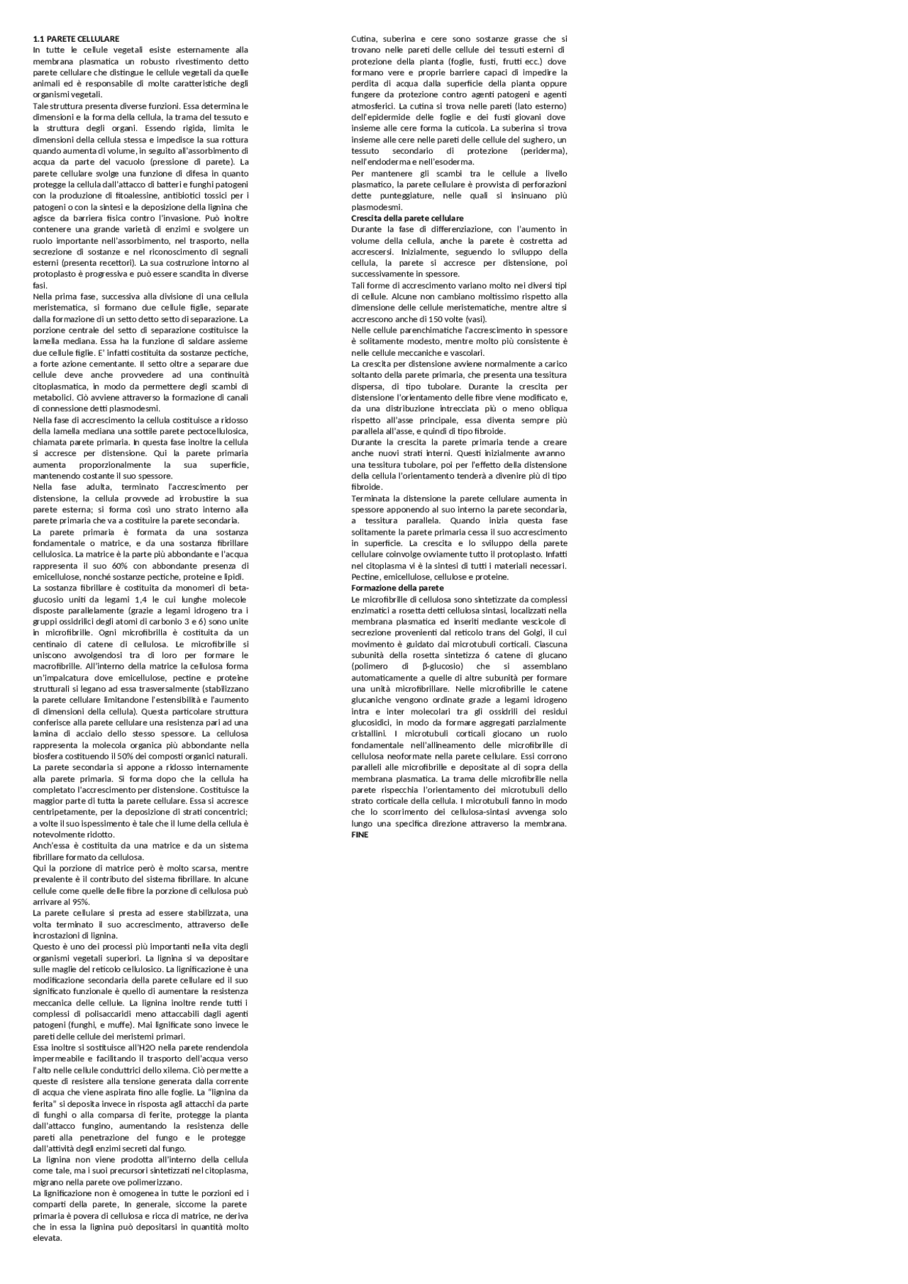 Appunti Biologia Generale Docsity