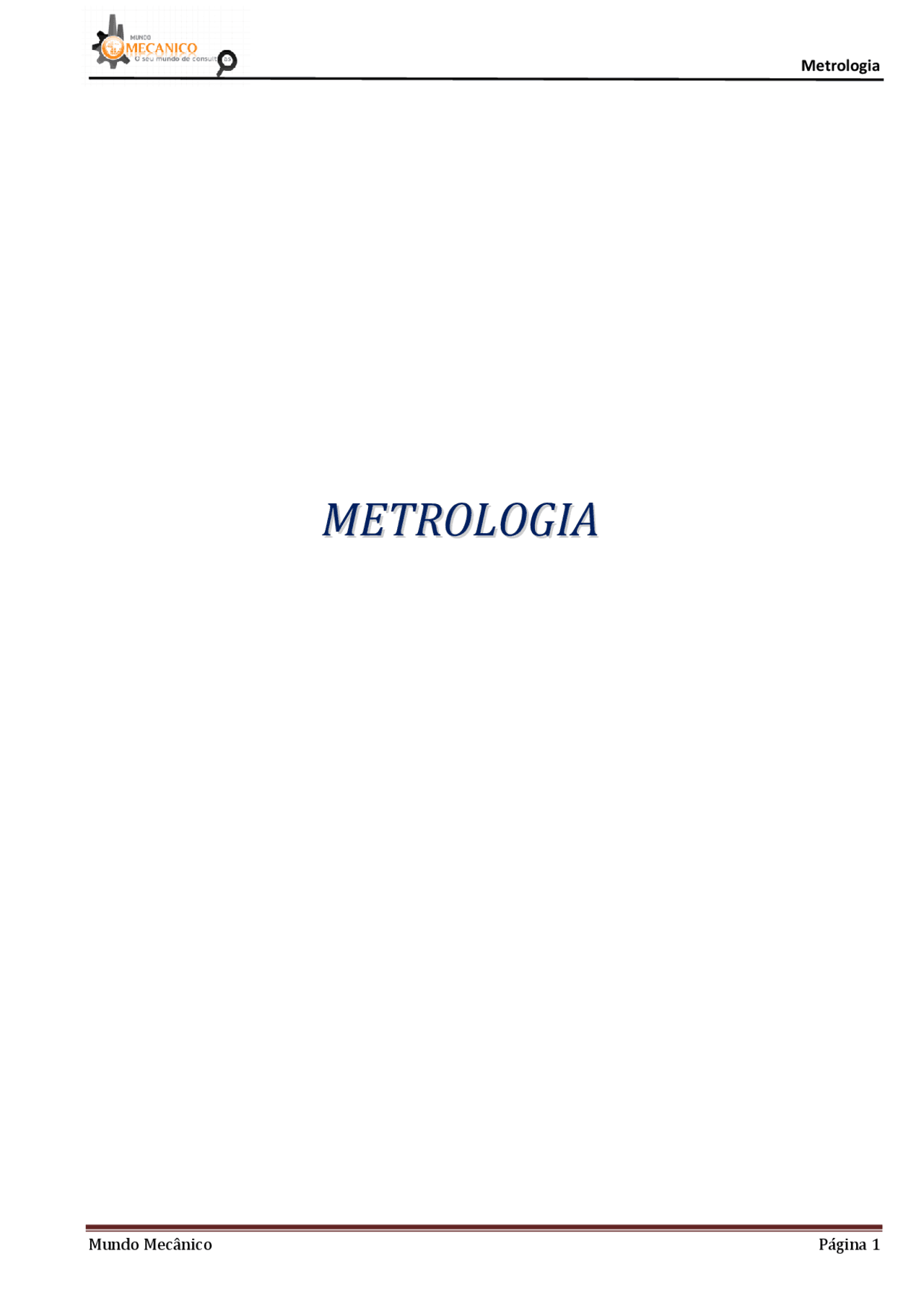 METROLOGIA APLICADA A MECANICA - Docsity