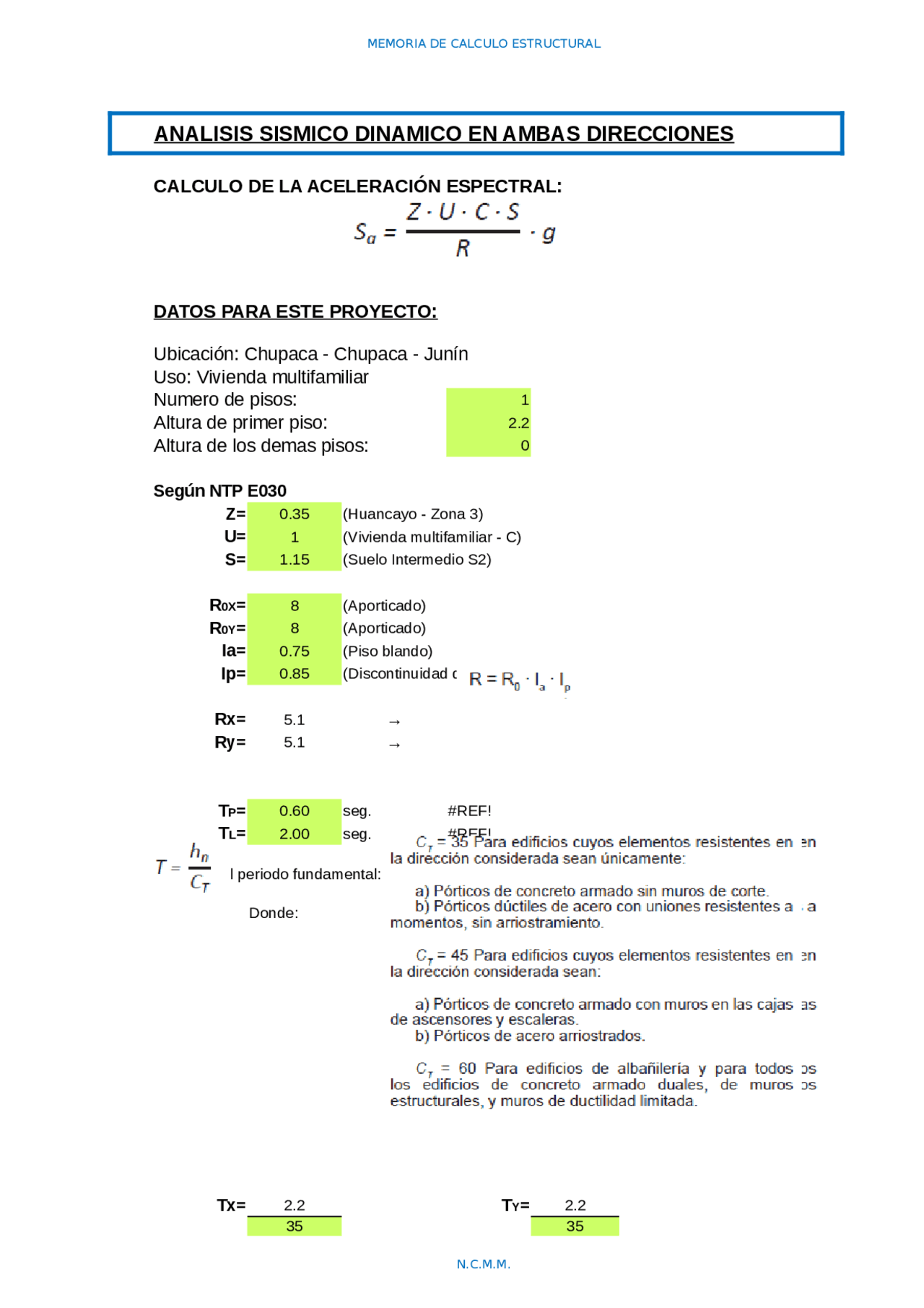 ANALISIS DINAMICO EN EDIFICACIONES - Docsity