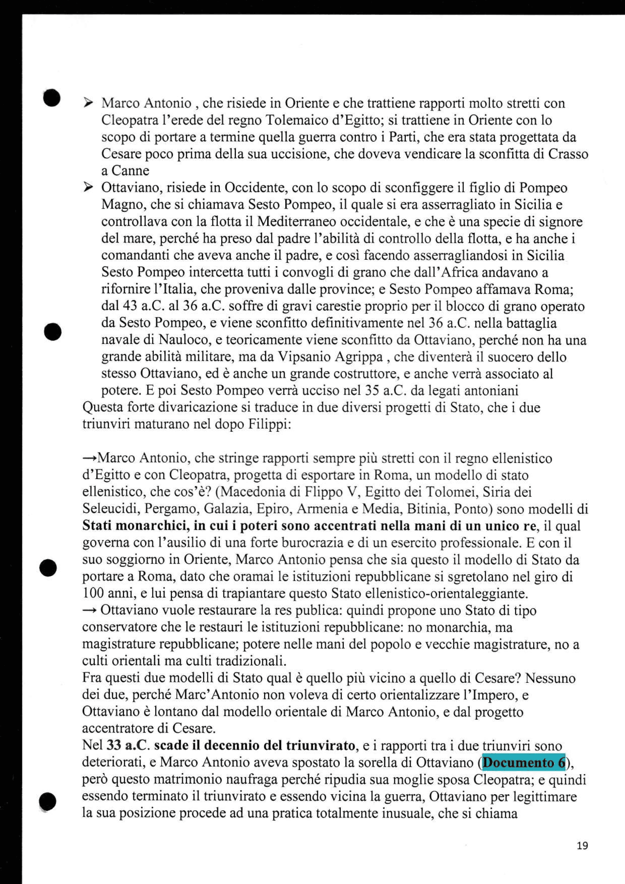 Appunti storia romana II (parte seconda) - Docsity