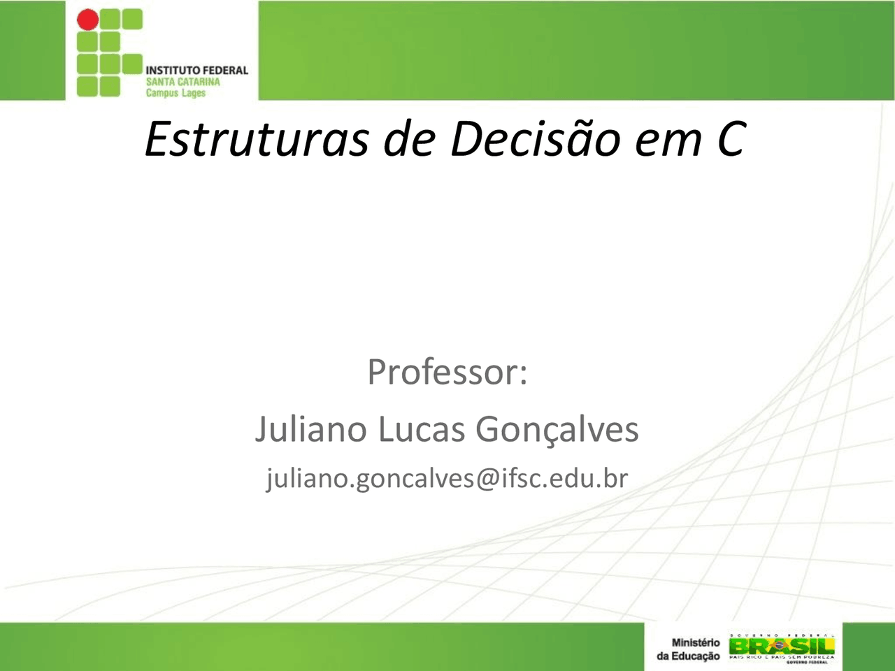 Estruturas De Decisao Em C Exercícios Programação Em C Docsity