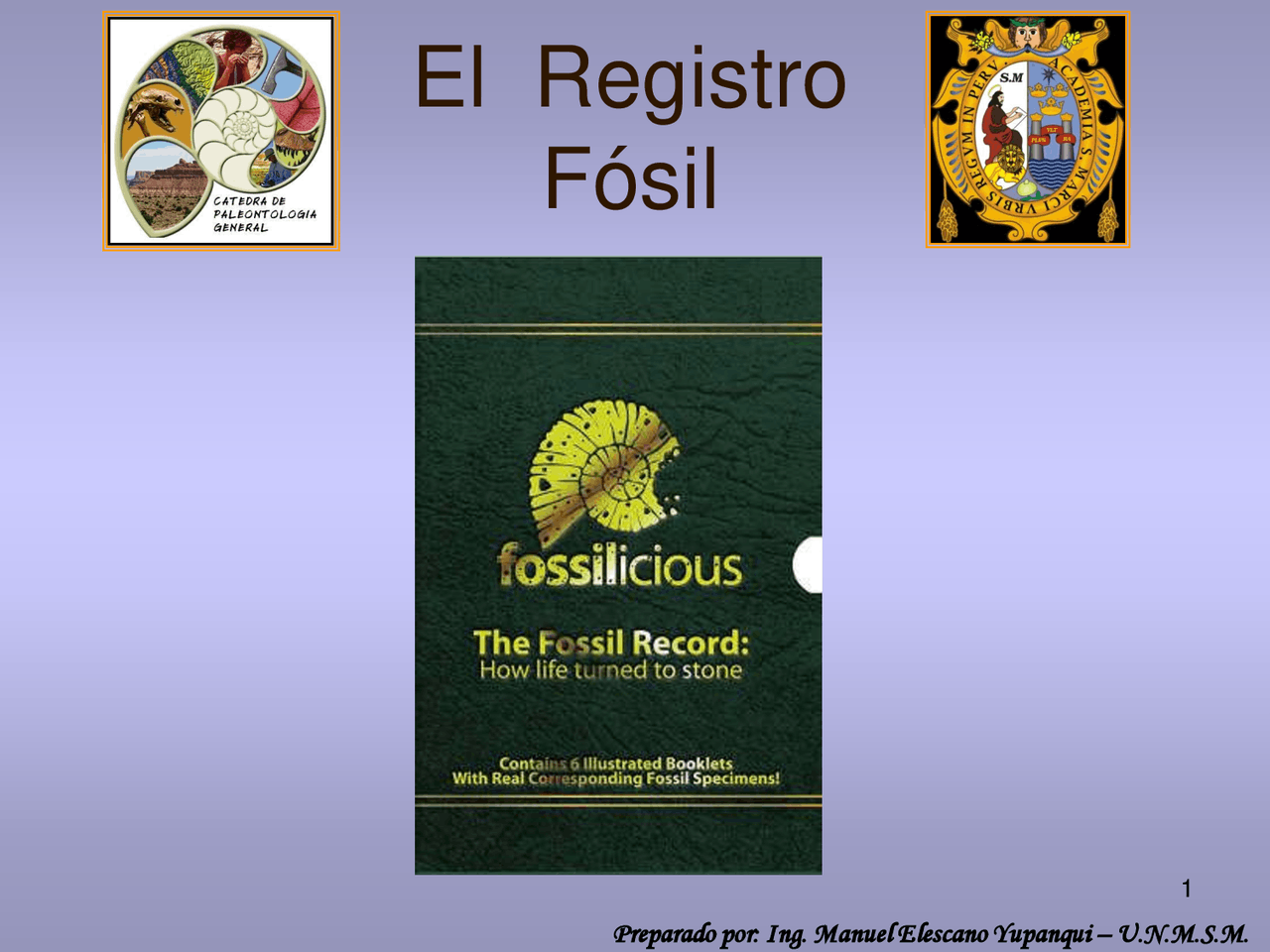 Registro Fosil y Tiempo Geologico MEY20 II virtual - Docsity